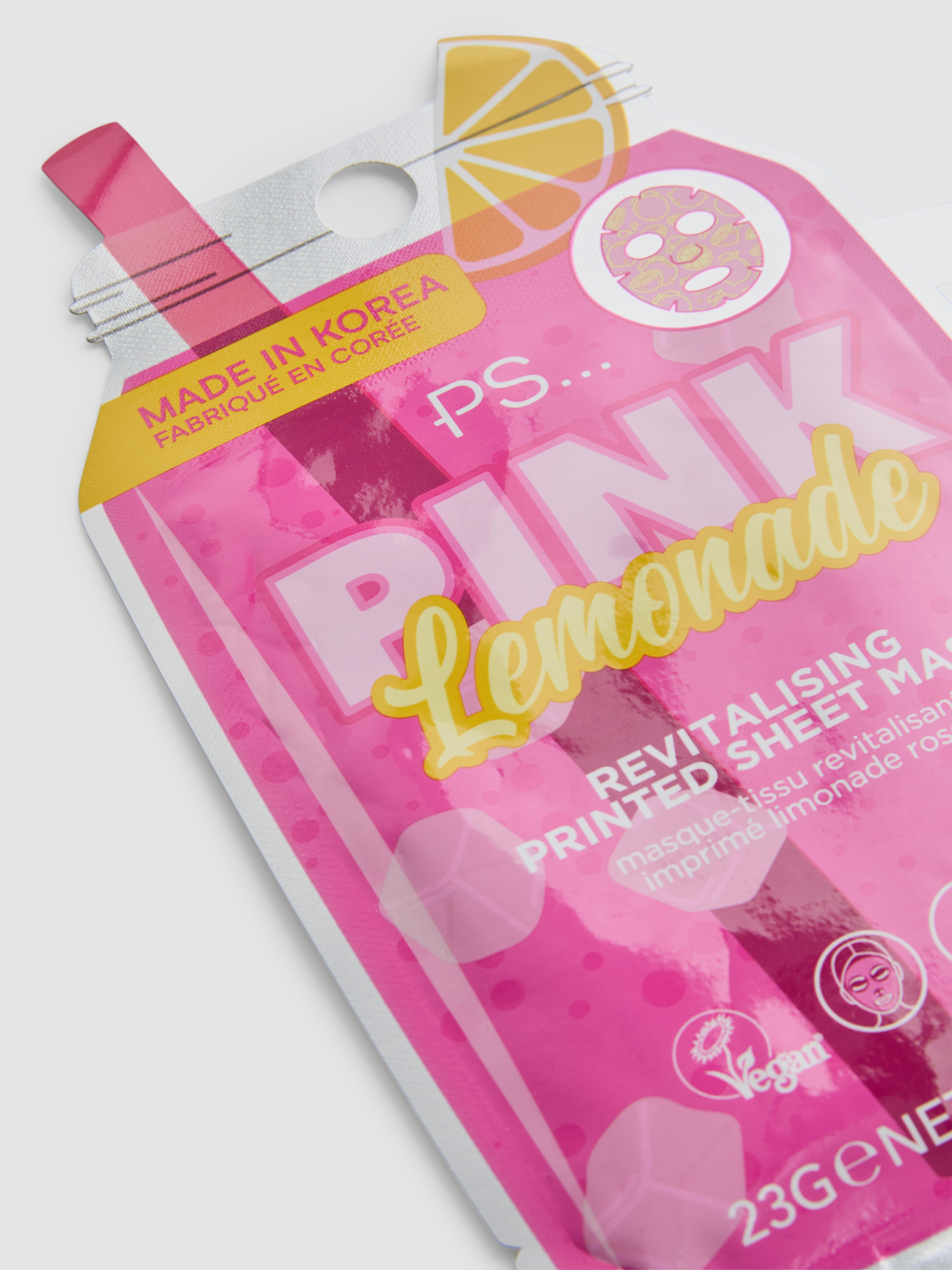 PS... Pink Lemonade Printed Sheet Mask | Primark