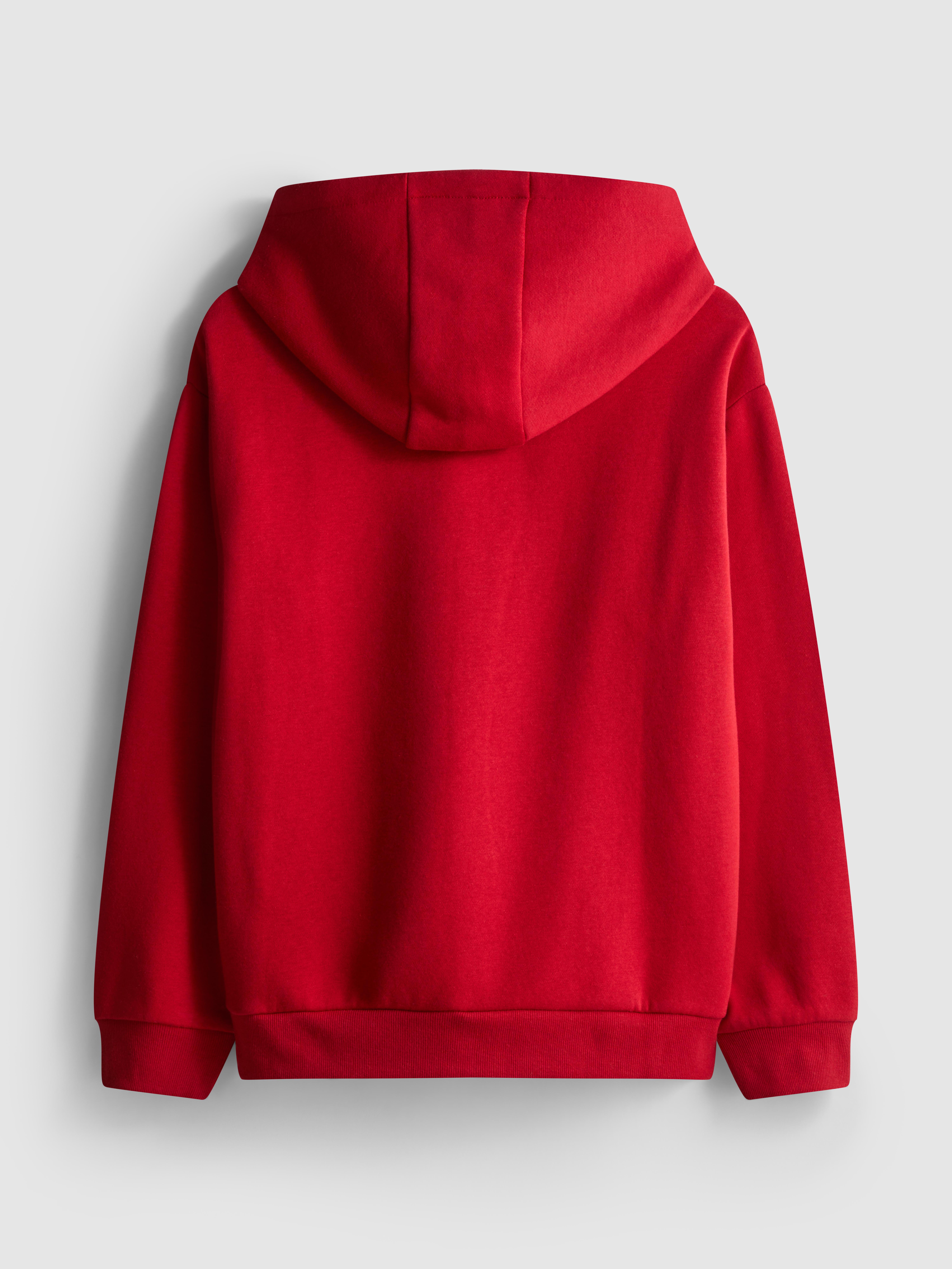 Boys Red 7-15yrs | The Simpsons Bart Hoodie | Primark