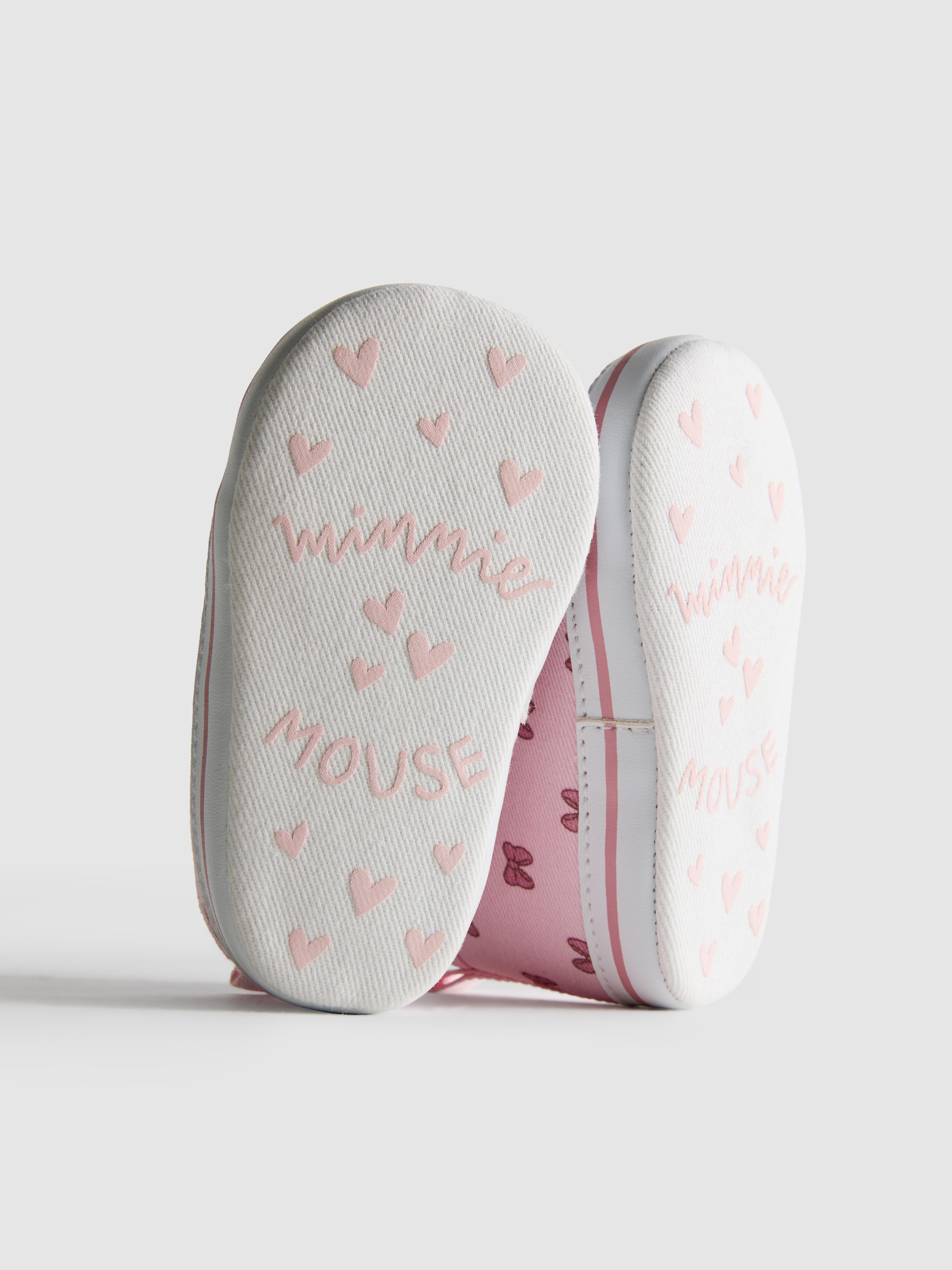 Baby Girls Light Pink Disney’s Minnie Mouse High Top Sneakers | Primark