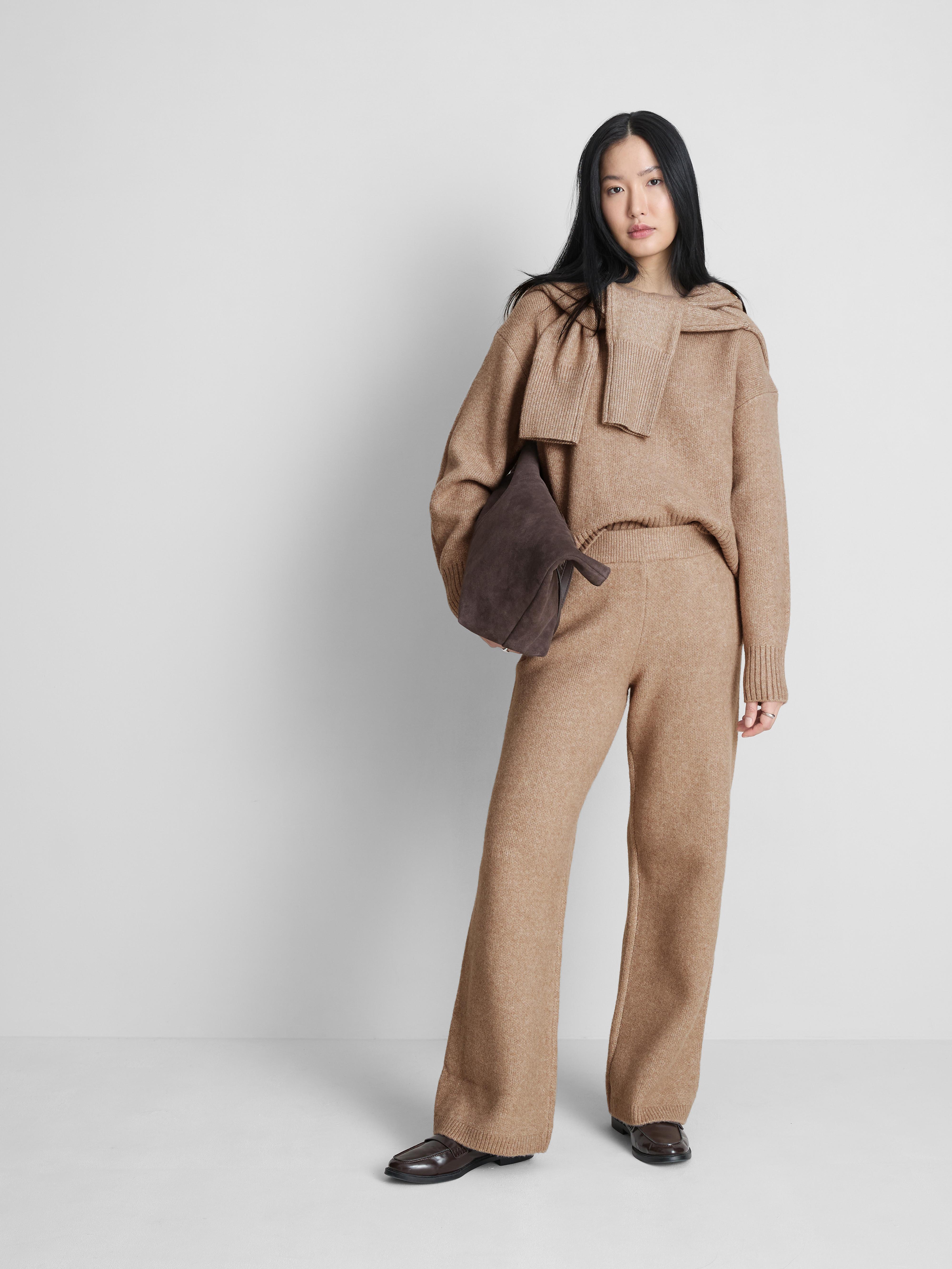 Felpa girocollo lavorata a maglia - Mocha - Donna | Primark