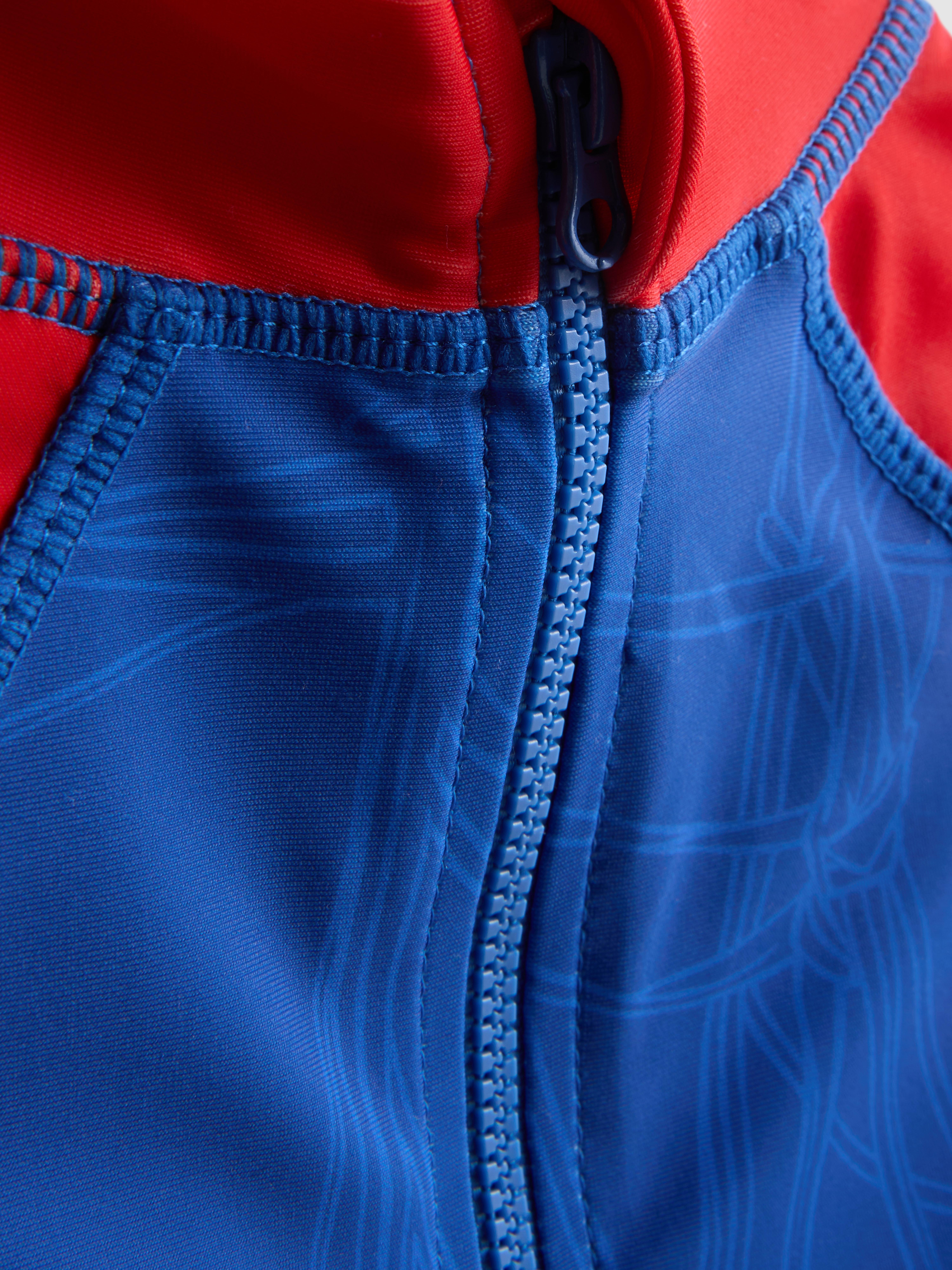 Boys Blue 1.5-8yrs | MARVEL Spider-Man Zip-Up Swimsuit | Penneys