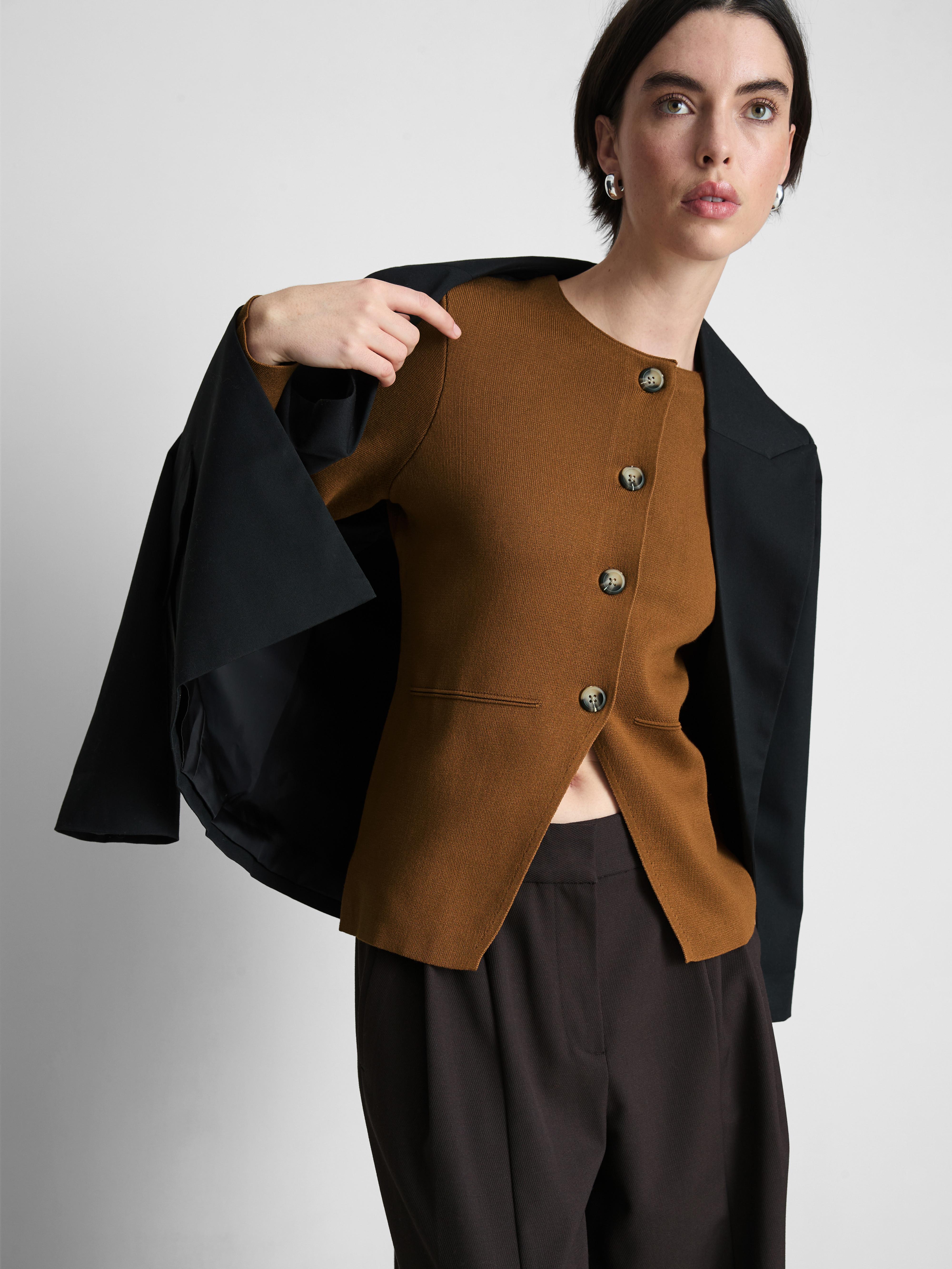 Cardigan girocollo scolpito - Cammello - Donna | Primark