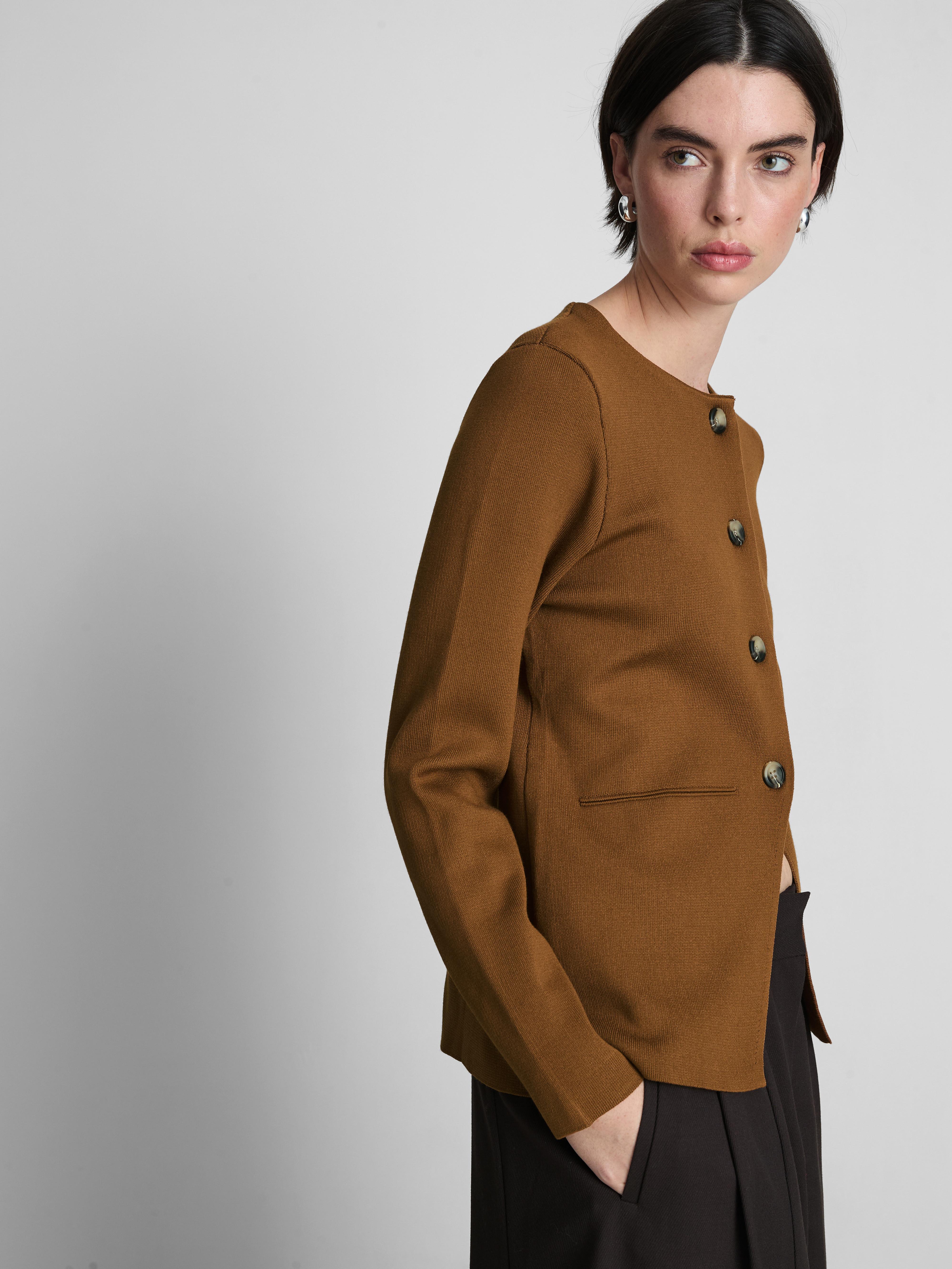 Cardigan girocollo scolpito - Cammello - Donna | Primark