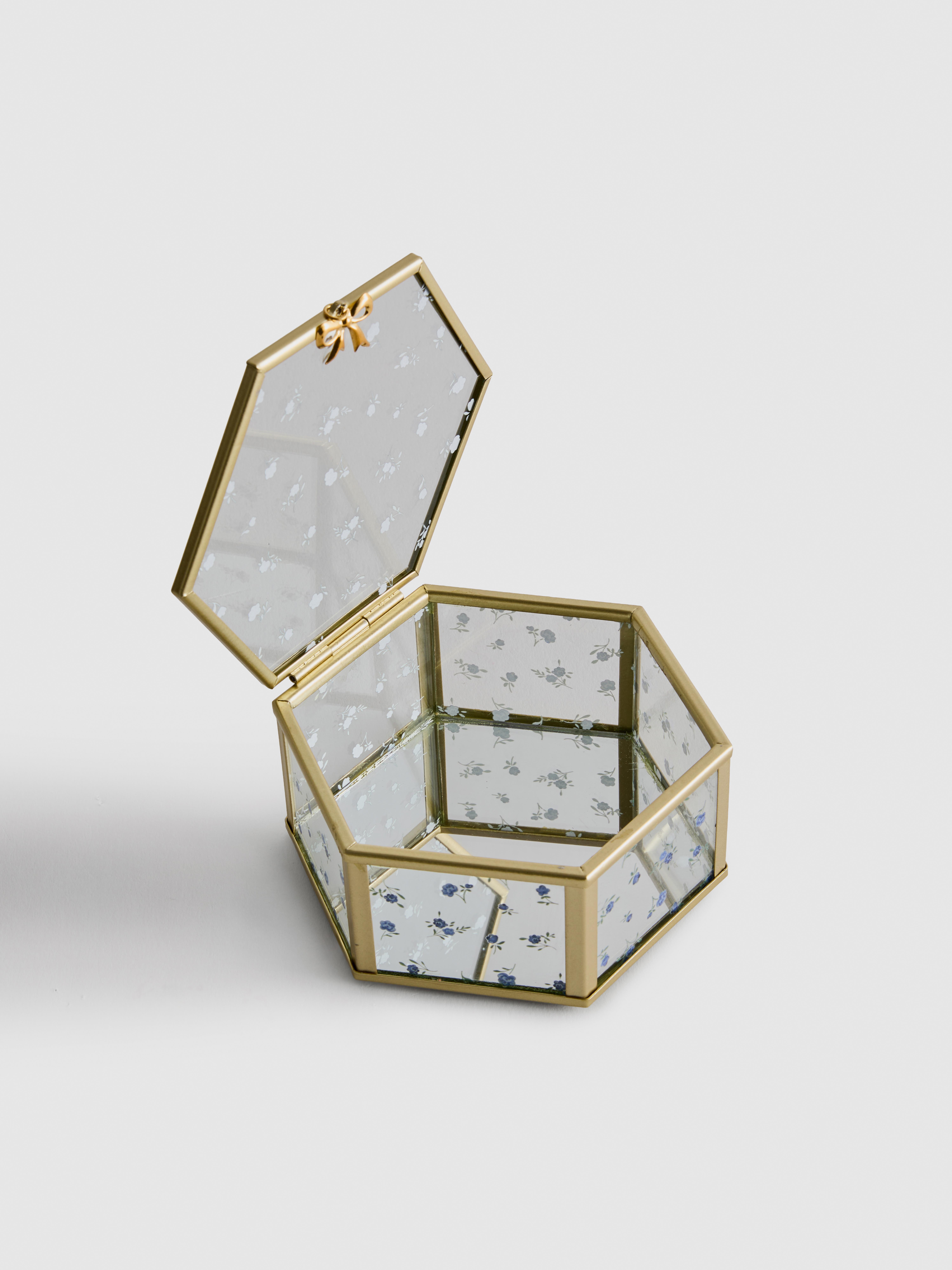 Women's Hexagonal Jewelry Box - Blue | Primark