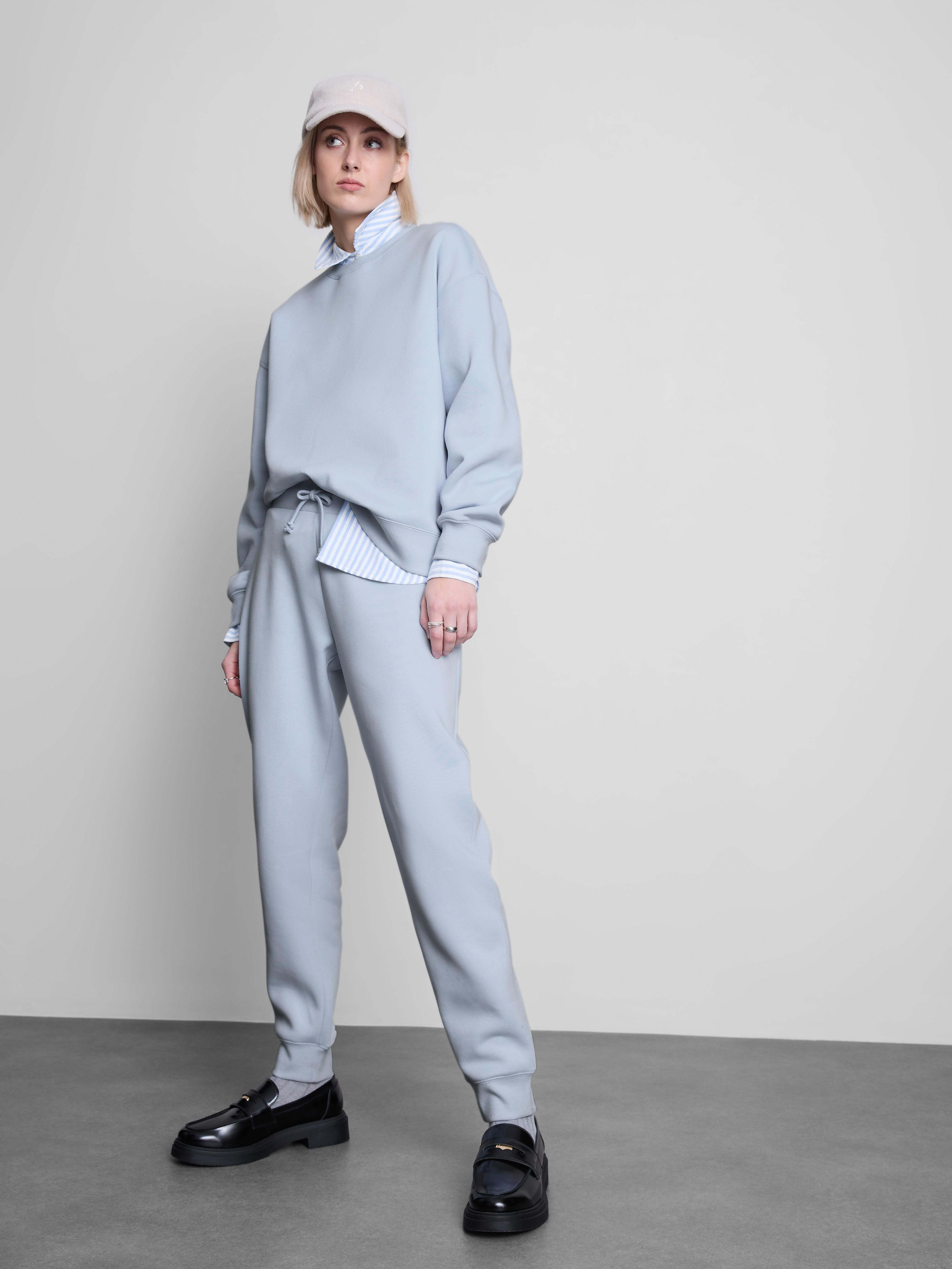 Womens Light Blue Cuffed Skinny Joggers | Primark