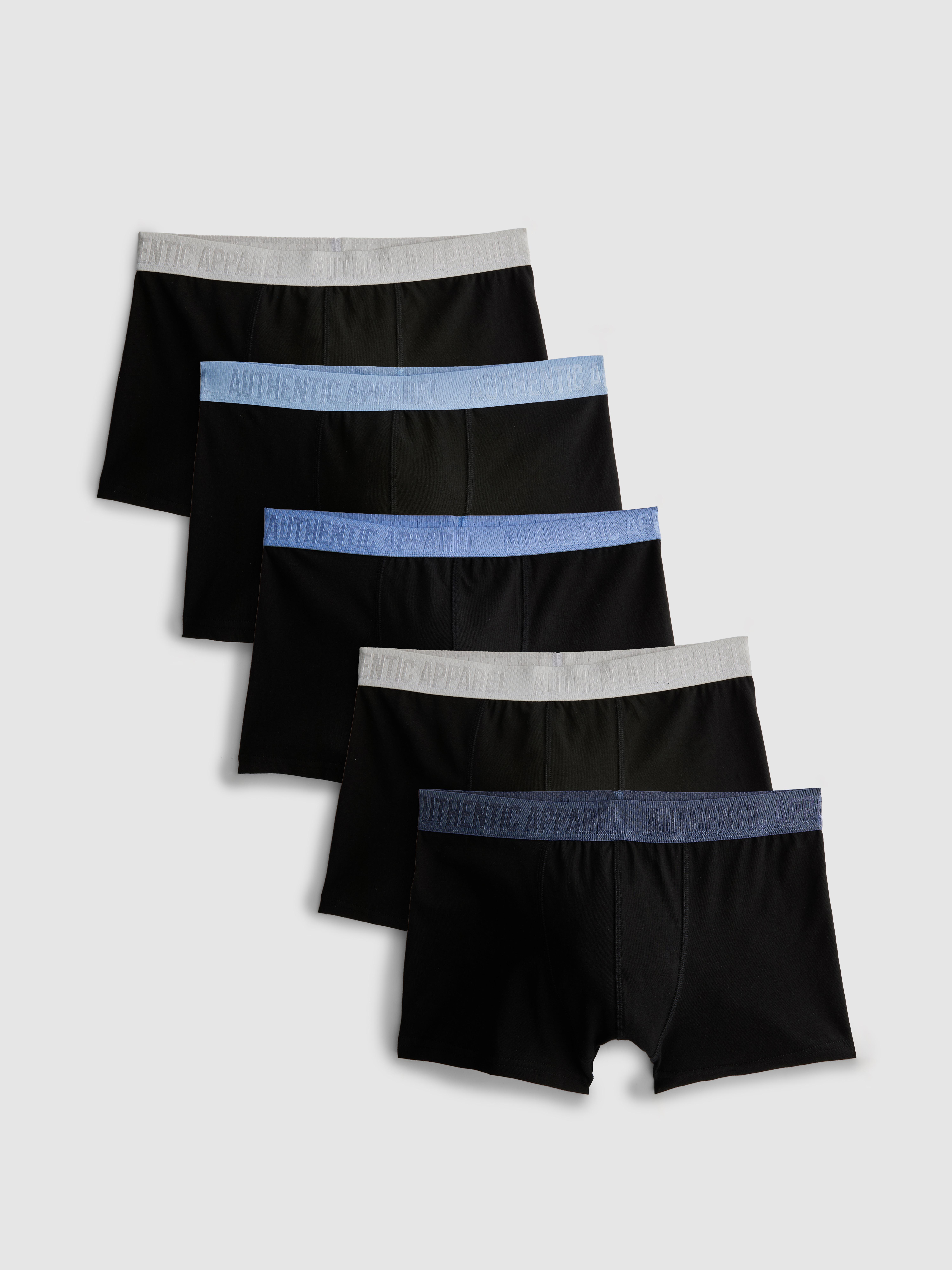 Pack de 5 calzoncillos bóxer ajustados de talle bajo - Negro - Hombre ...