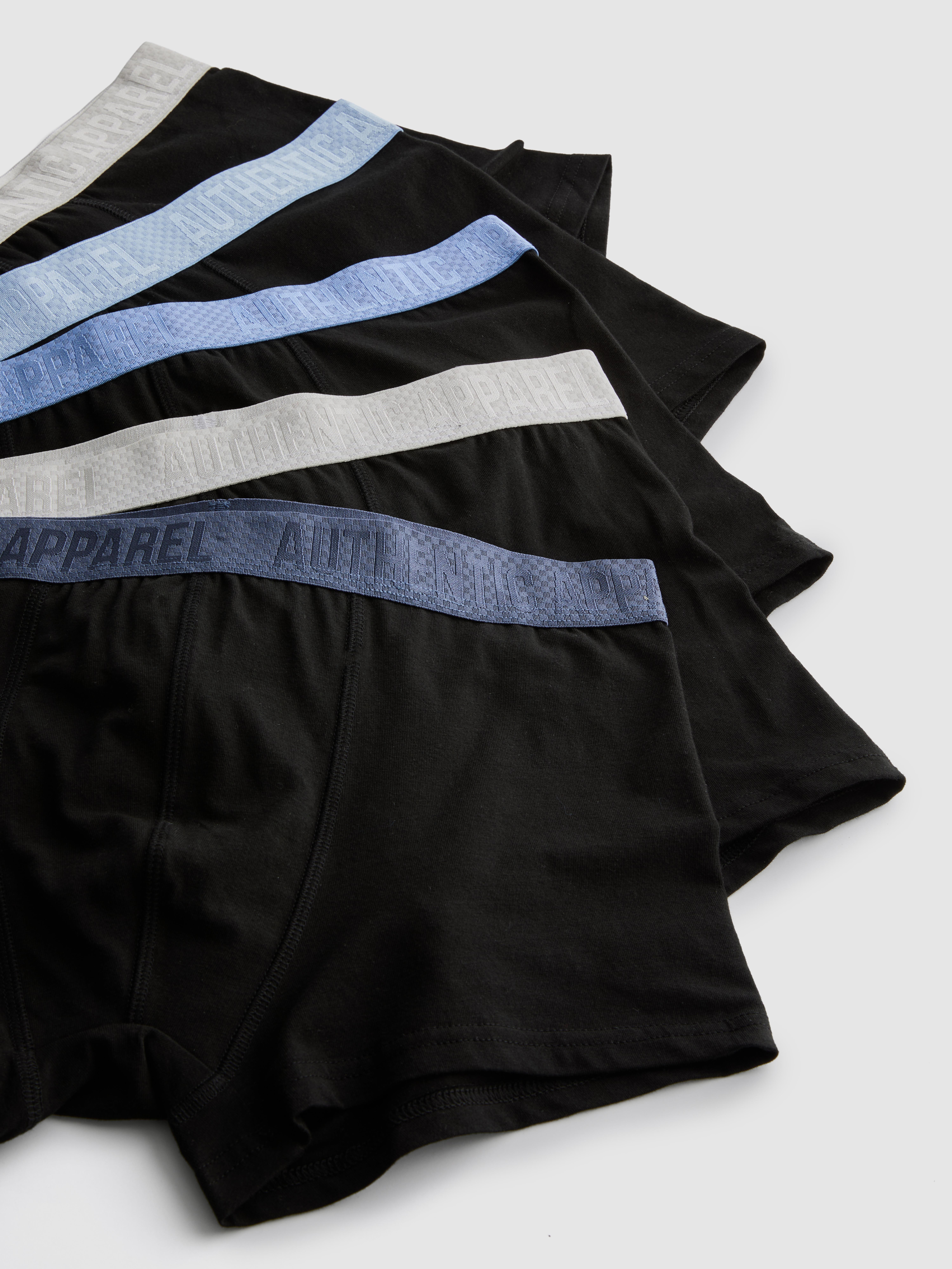 Pack de 5 calzoncillos bóxer ajustados de talle bajo - Negro - Hombre ...