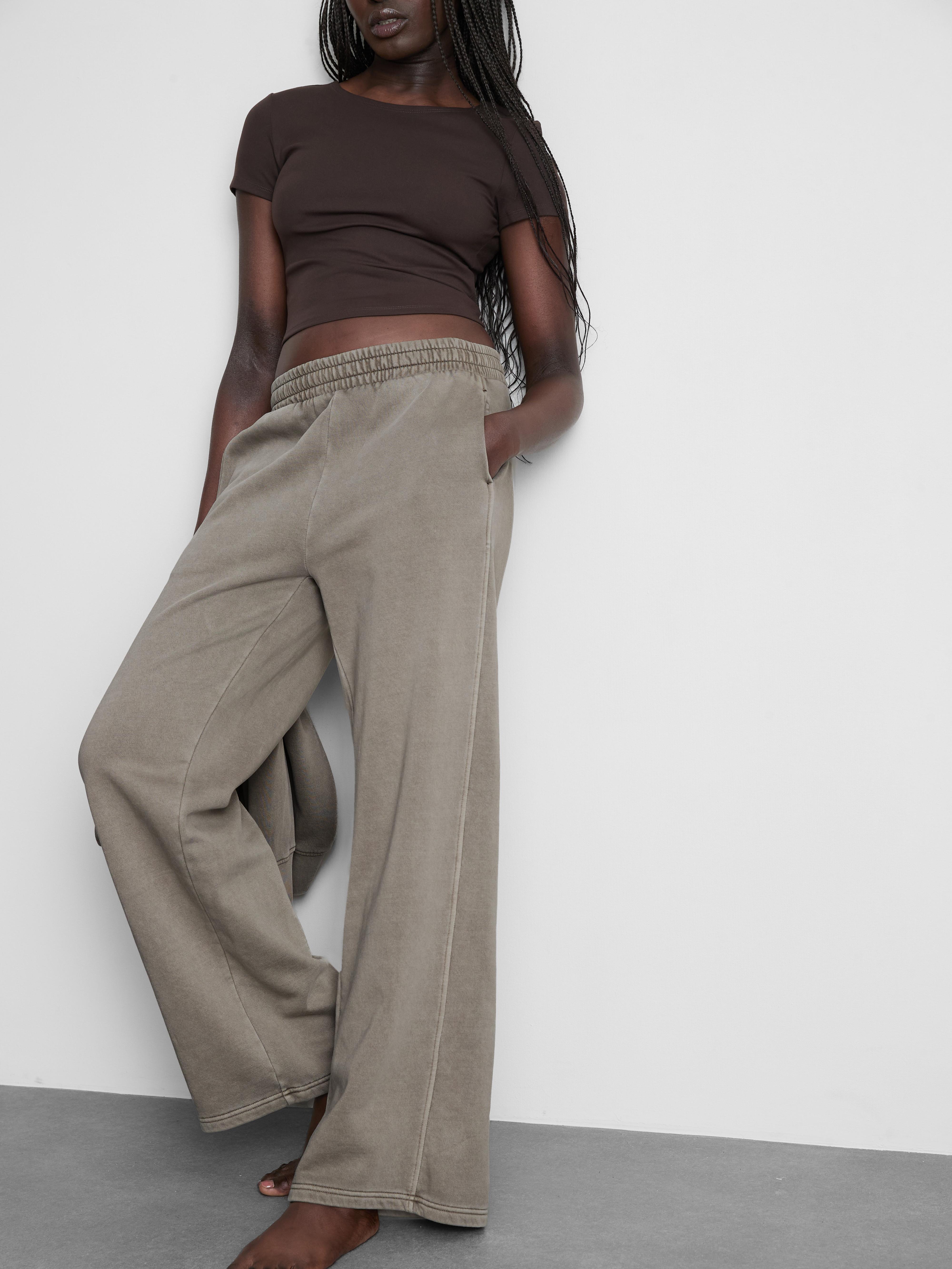 Womens Taupe Rita Ora Active Wide Leg Joggers | Primark