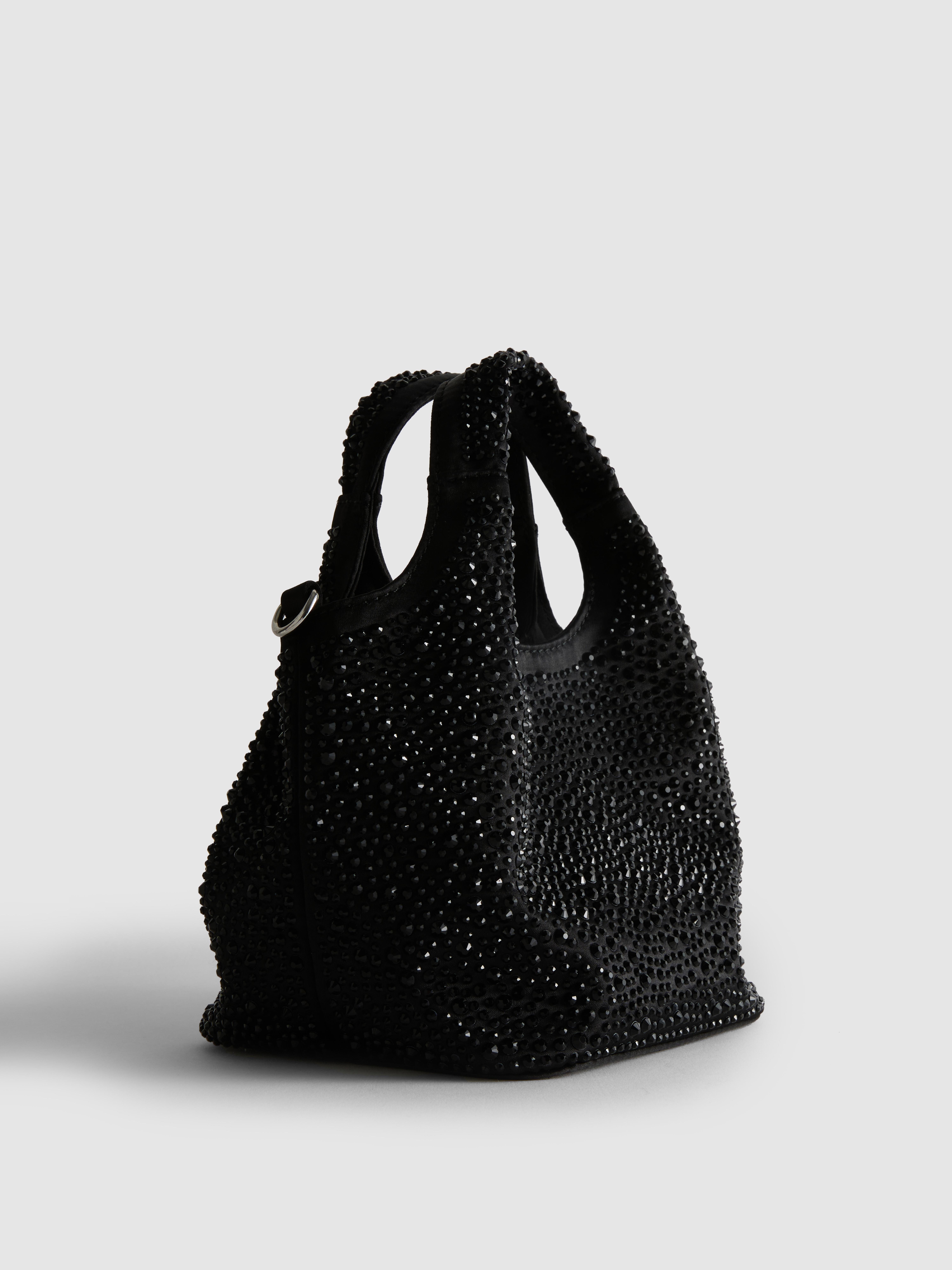 Borsa con strass - Nero - | Primark