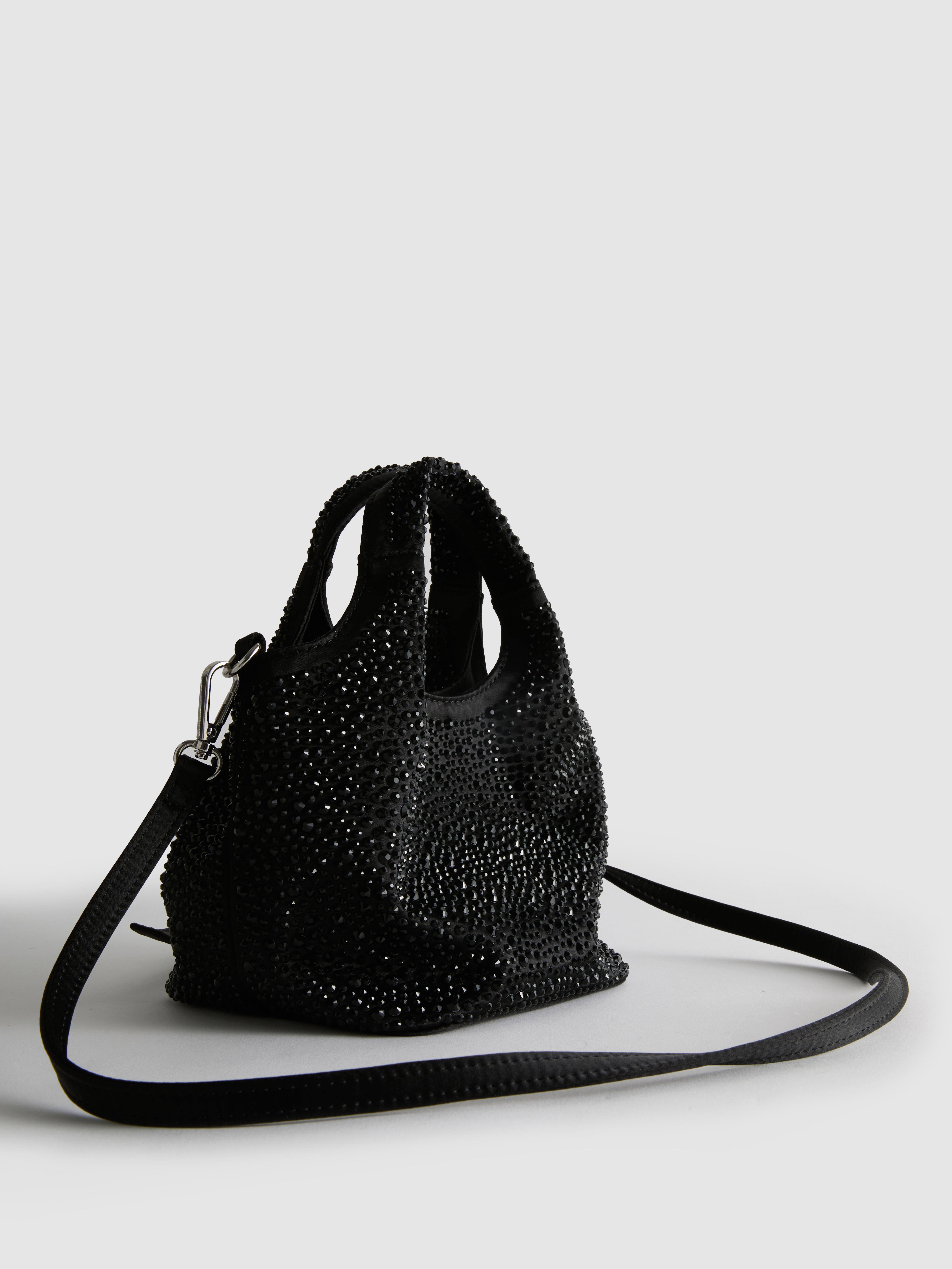 Borsa con strass - Nero - | Primark