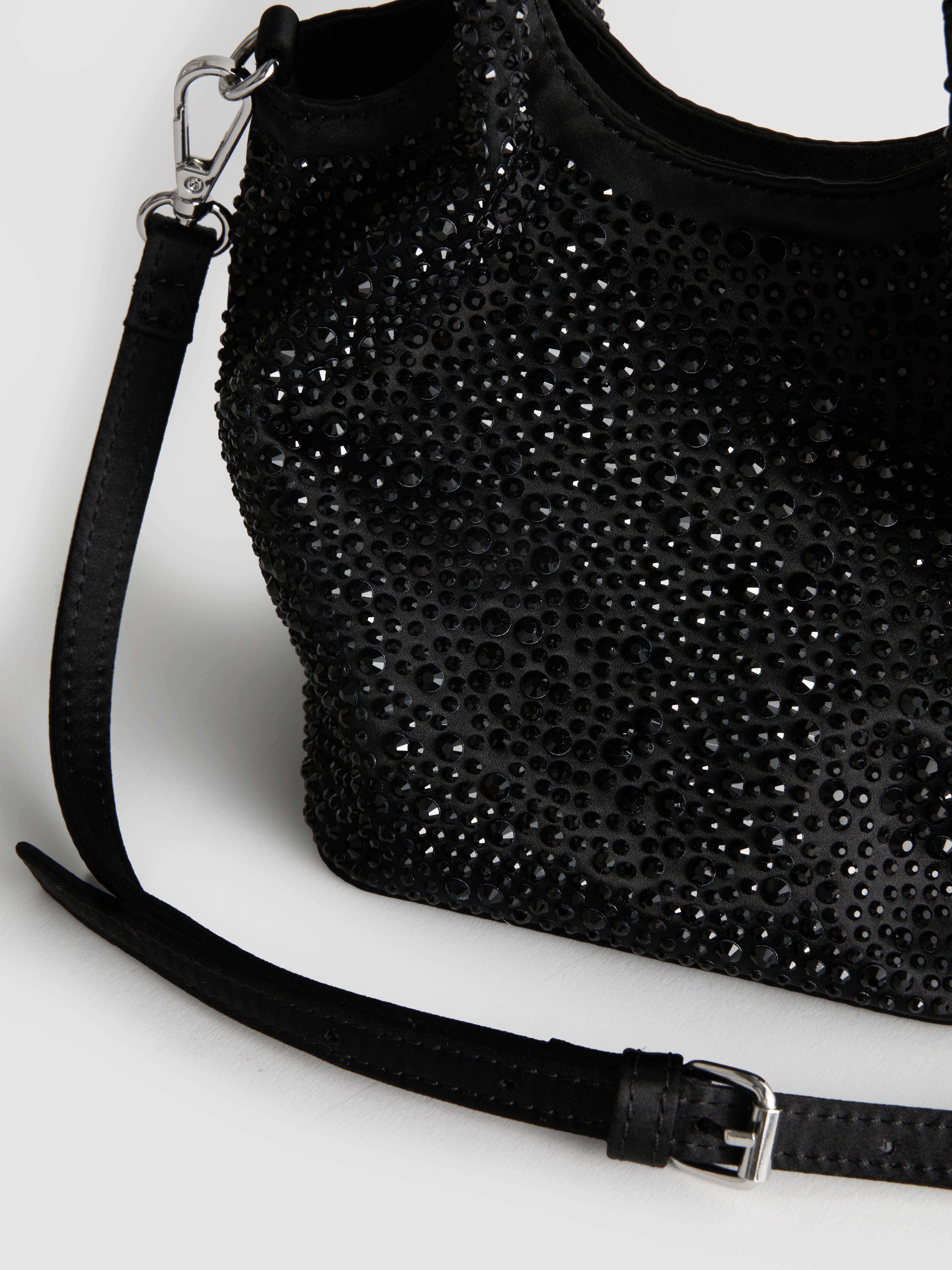 Borsa con strass - Nero - | Primark