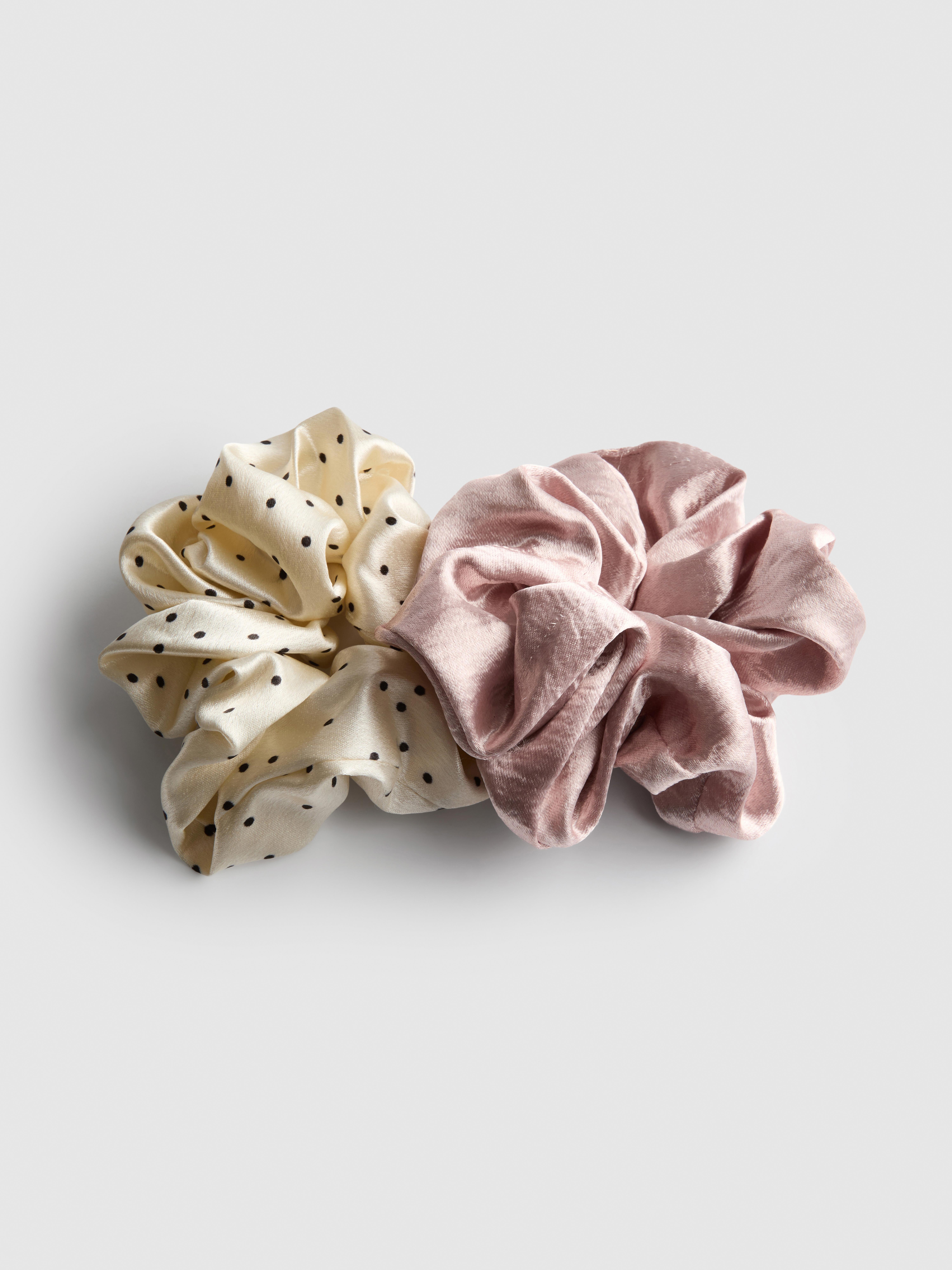 Womens Pink 2pk PS... Sweet Towelling Scrunchies | Primark