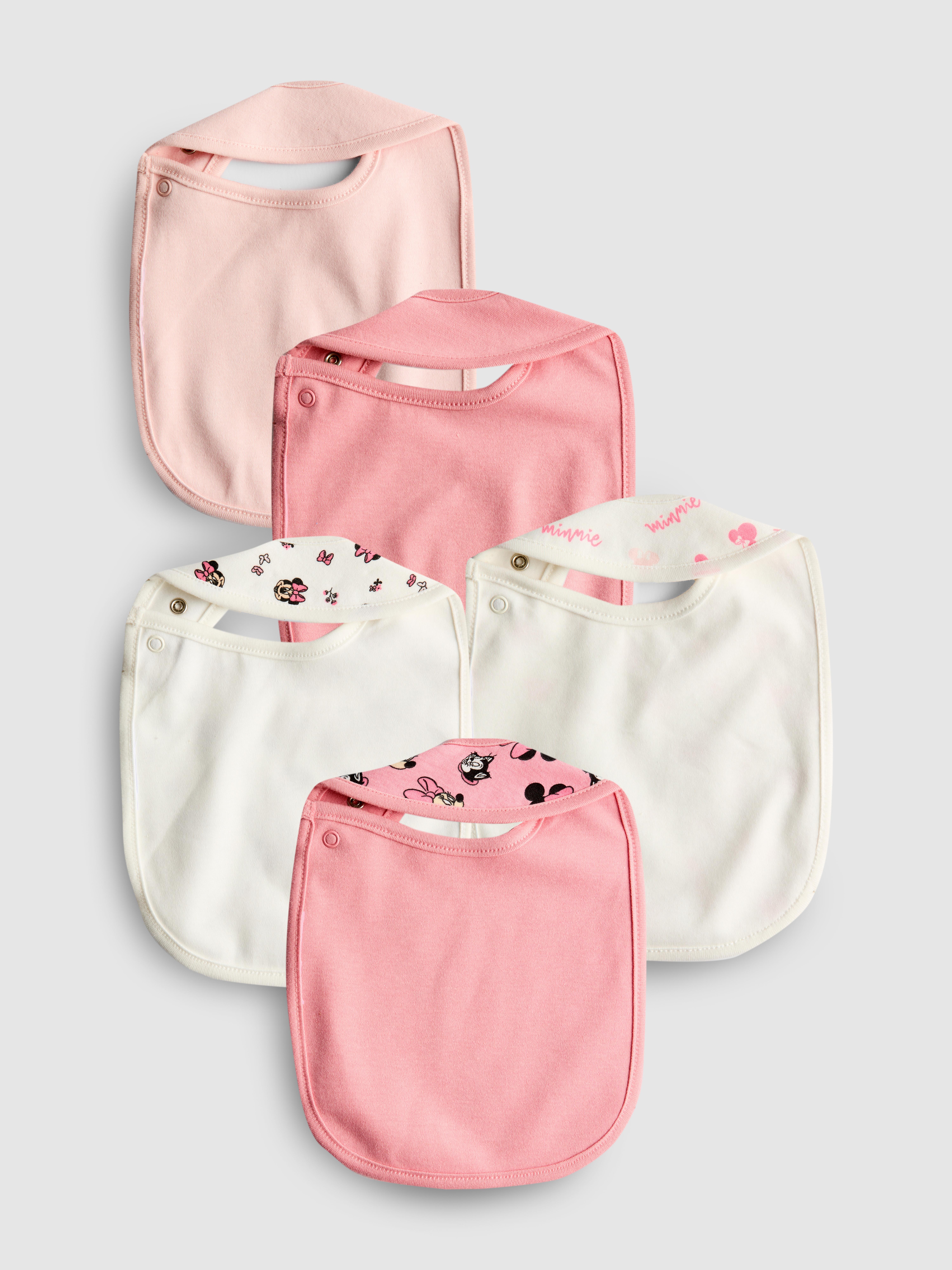 Pink 5pk Disney’s Minnie Mouse Bibs | Primark