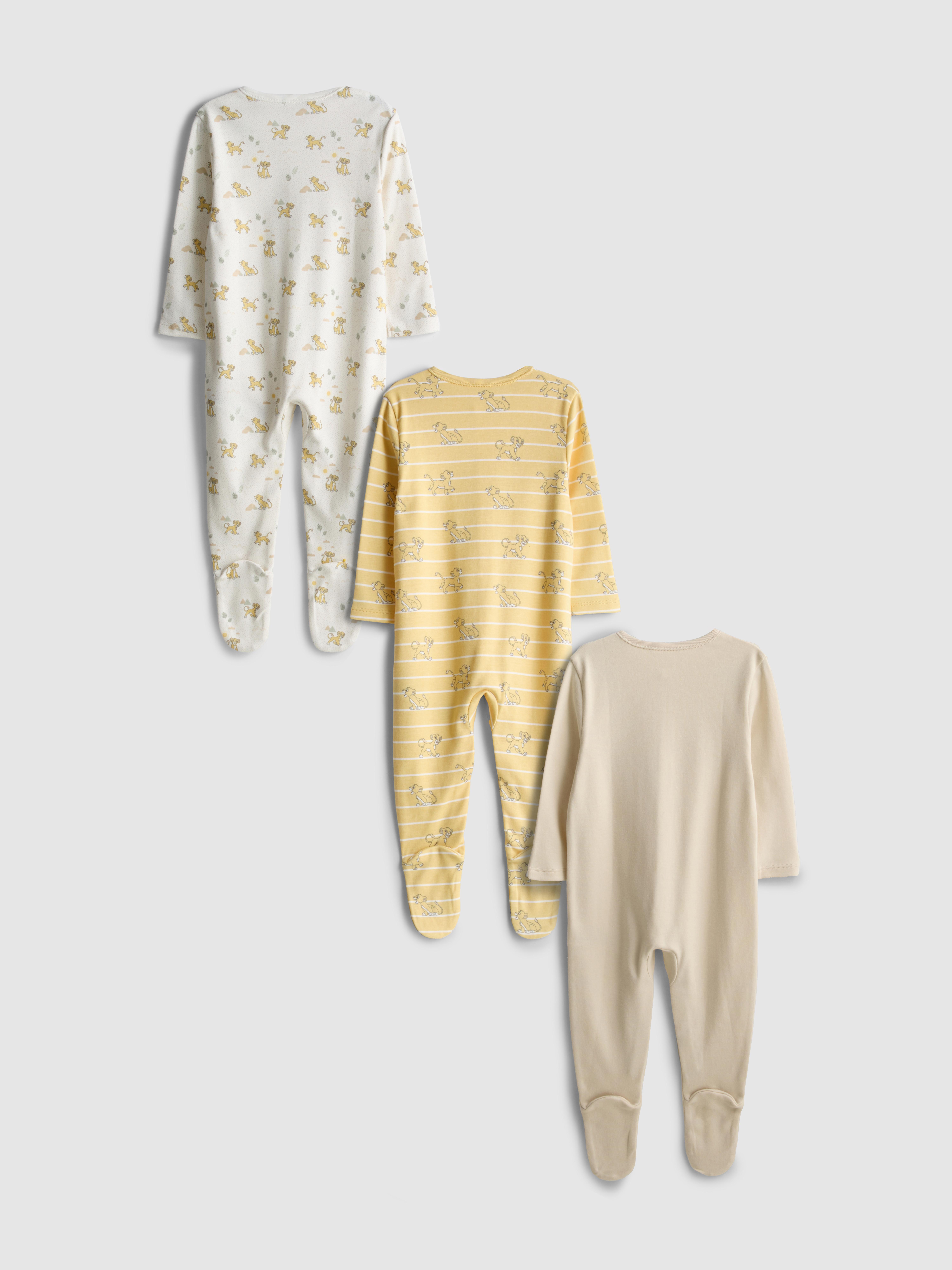 Baby Girls;Boys;Unisex Ecru 0-24mths | 3pk Disney’s The Lion King Simba ...