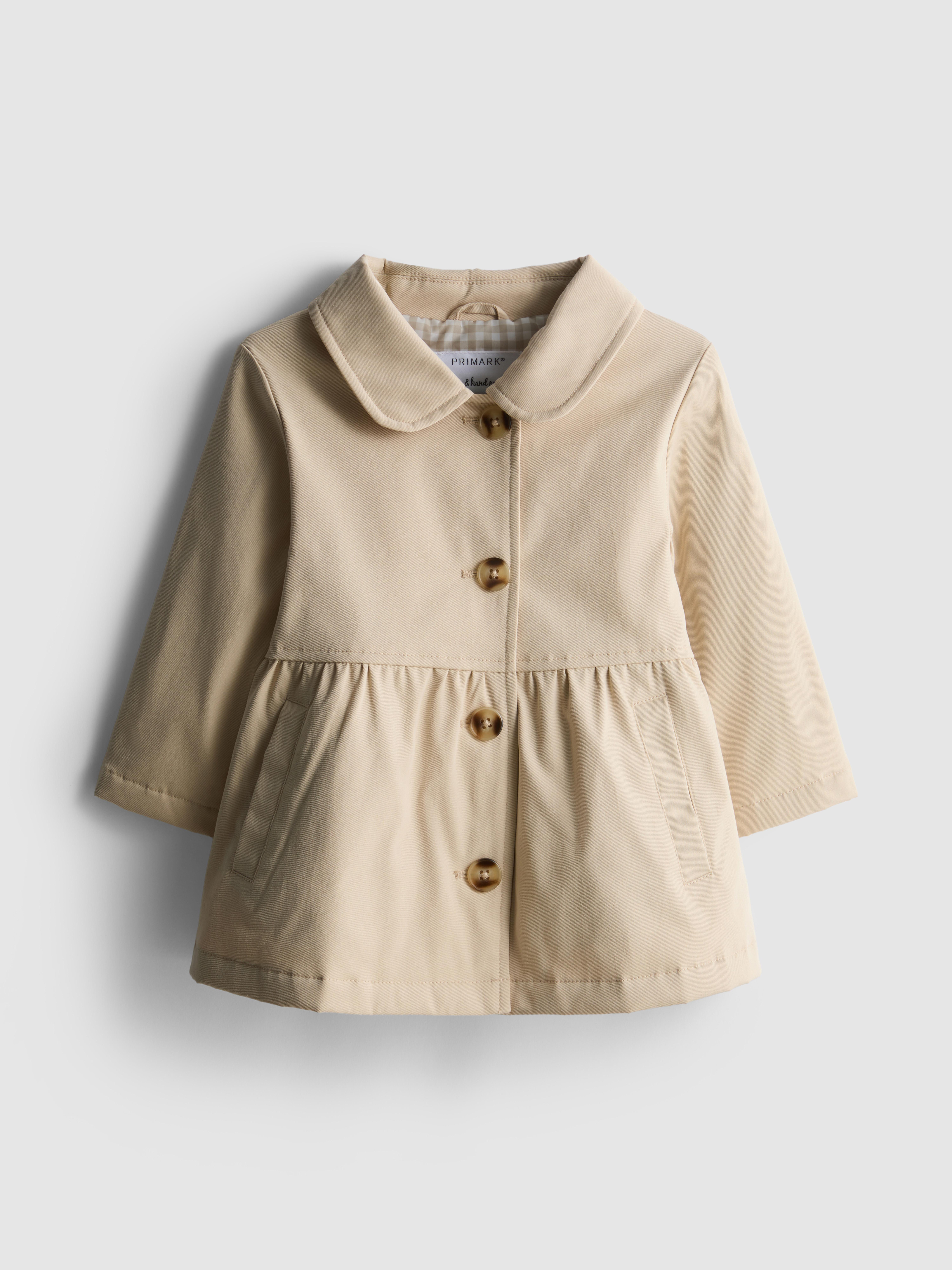 Baby Girls Beige 0-36mths | Trench Coat | Primark