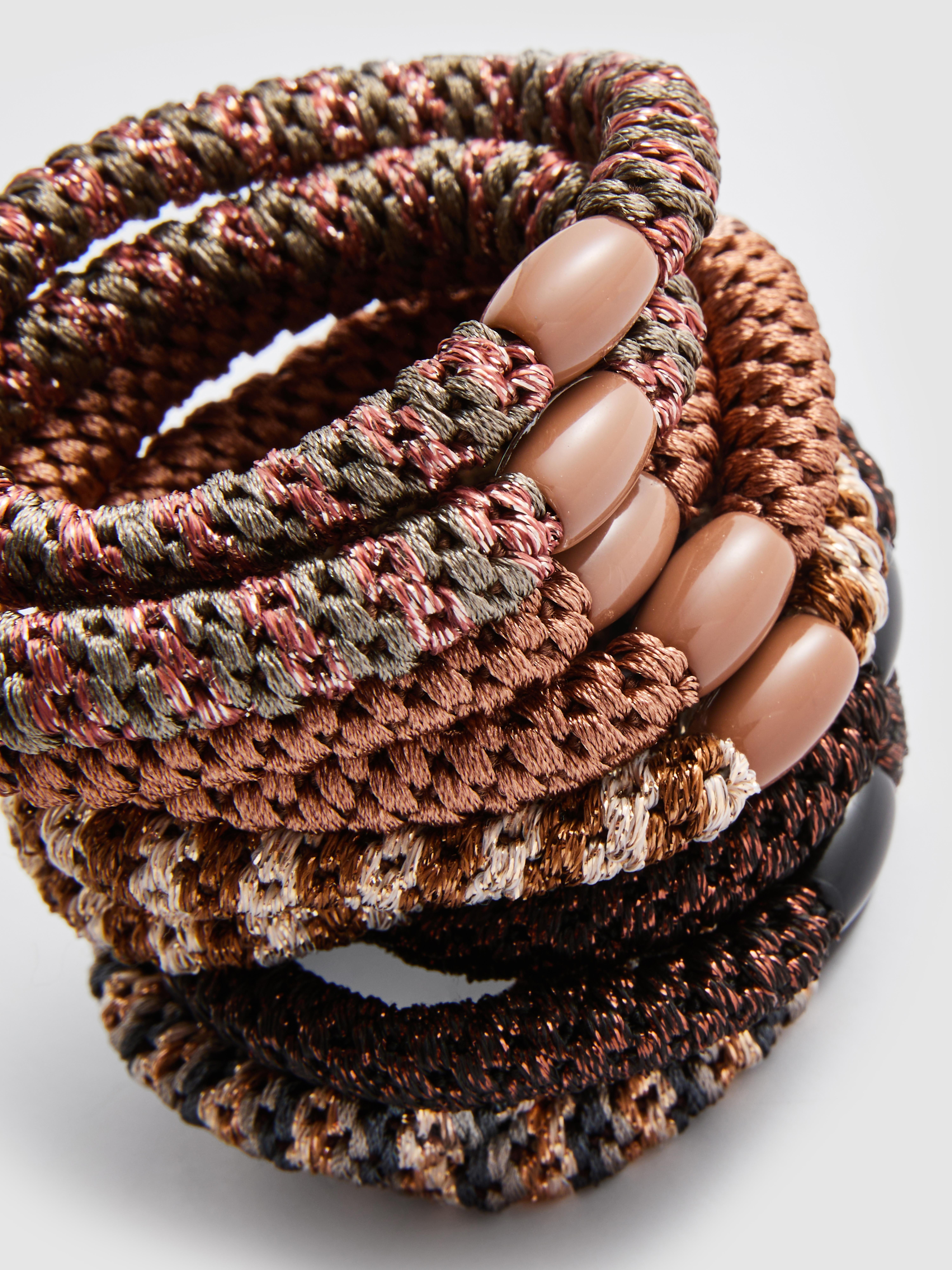 Women's Gold 10pk Chunky Hair Bands | Primark