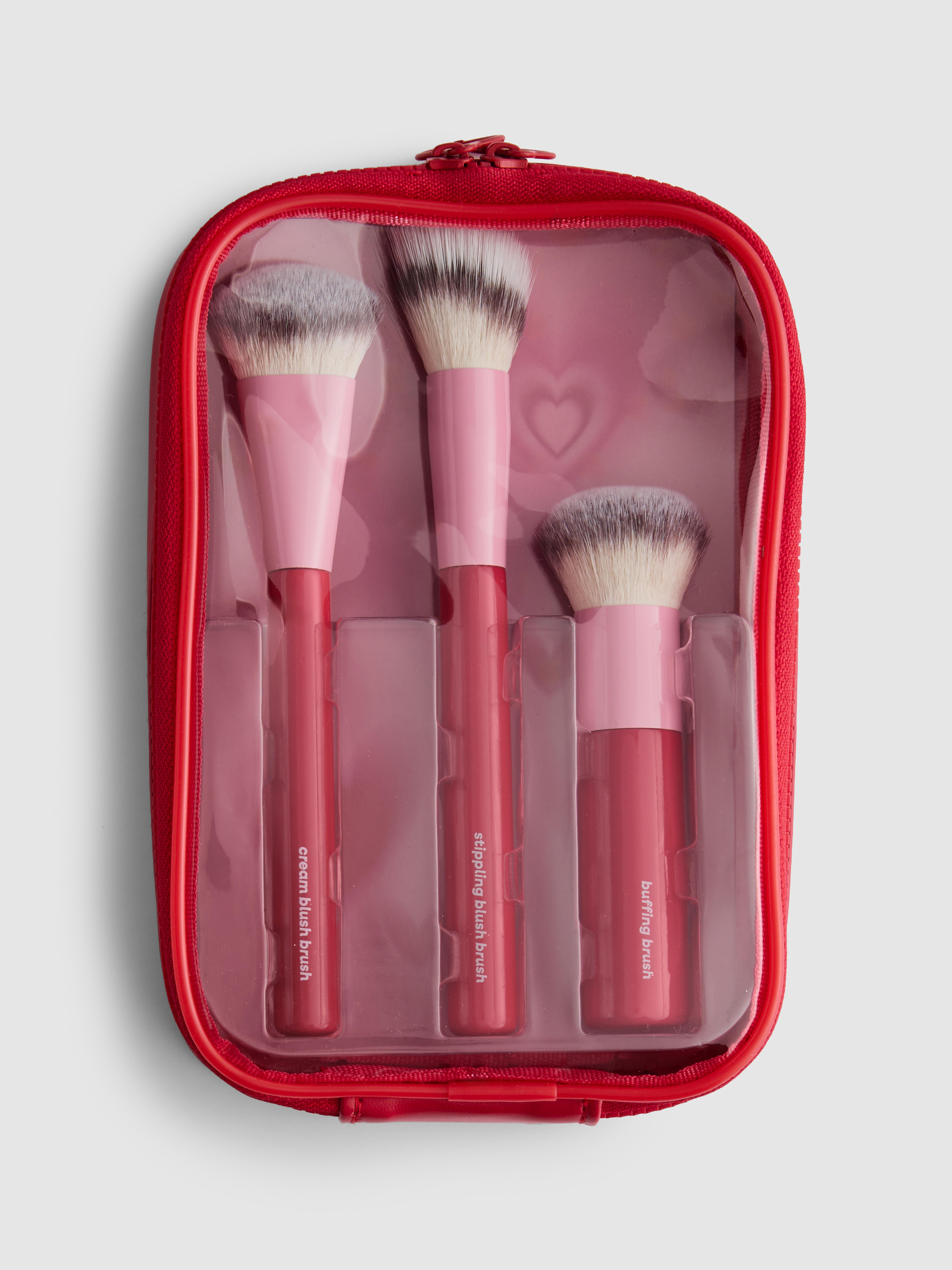 Set di San Valentino con 3 pennelli make-up PS... | Primark