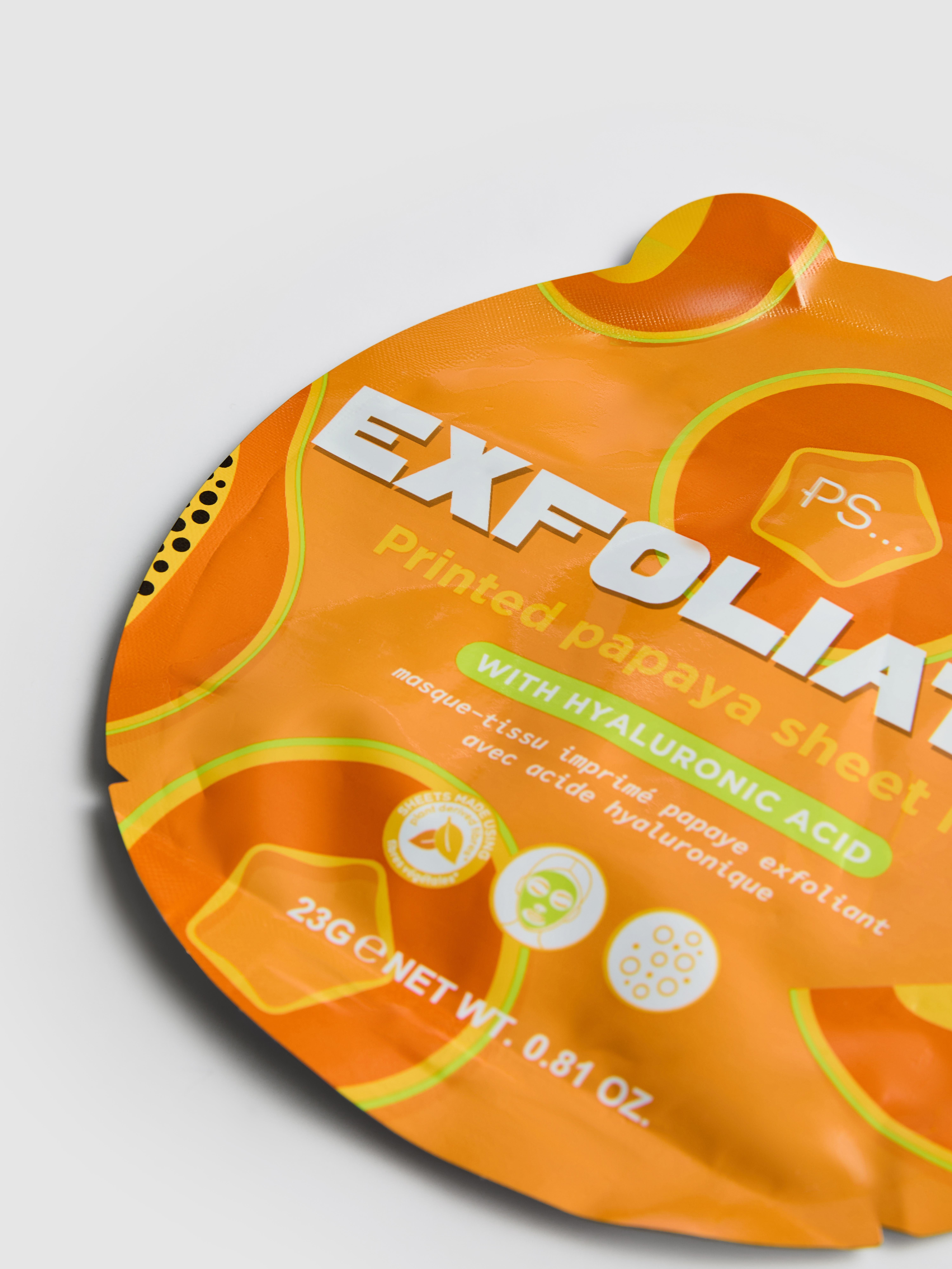 Maschera esfoliante in tessuto alla papaya | Primark