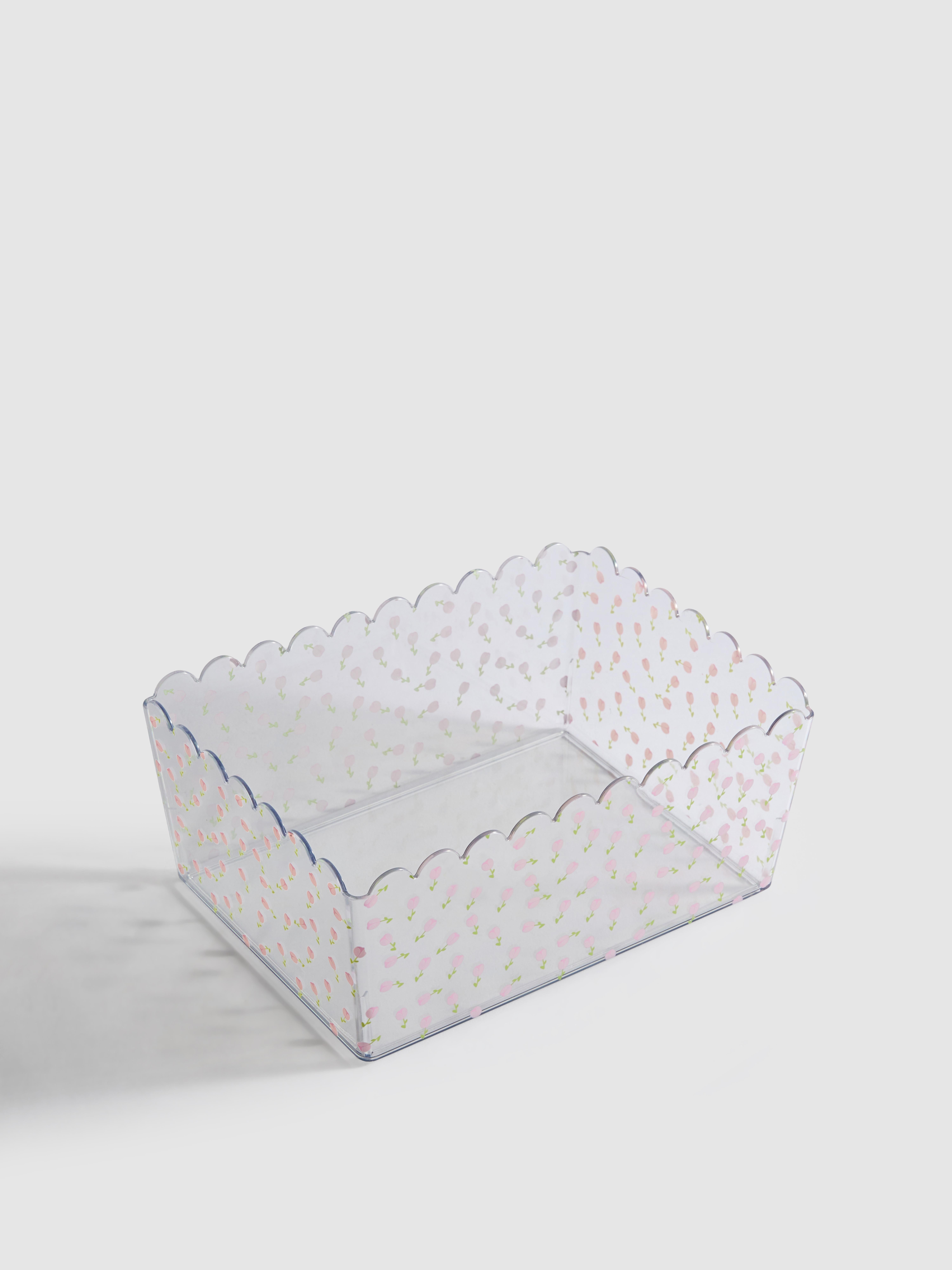 Dark Pink Scalloped Storage Boxes | Primark