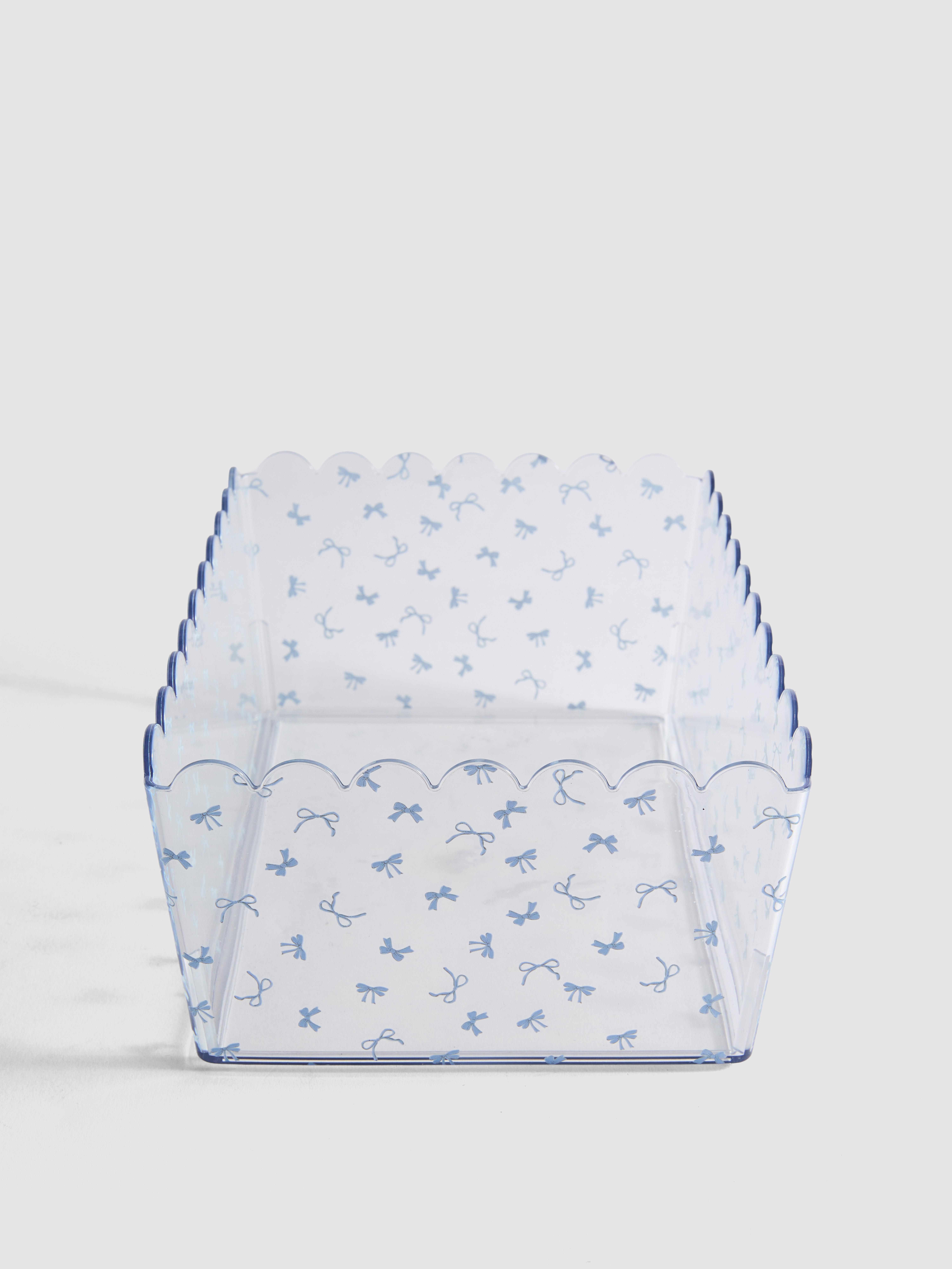 Light Blue Scalloped Storage Boxes | Primark