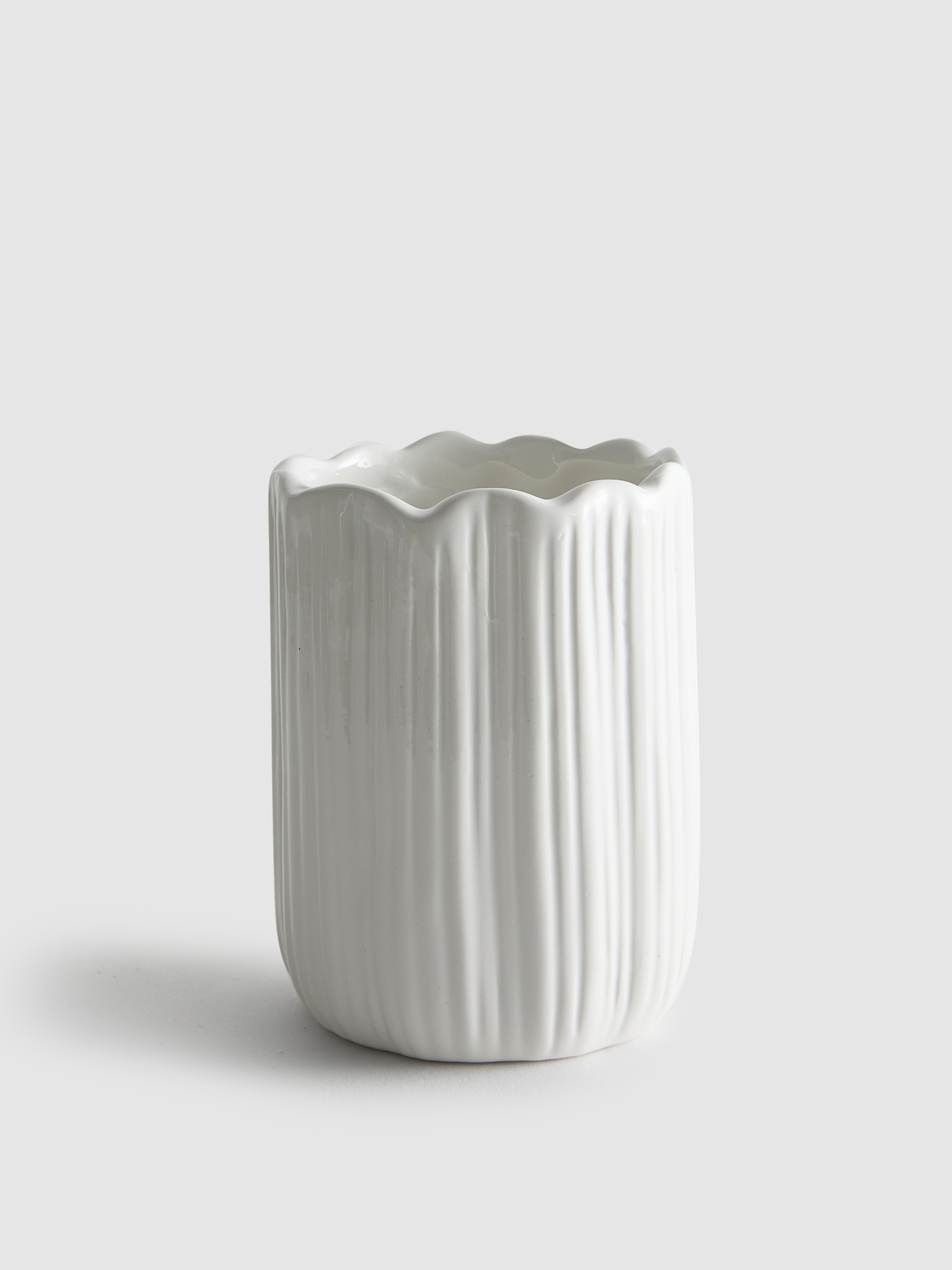 Blue Bow Ceramic Bathroom Tumbler | Penneys