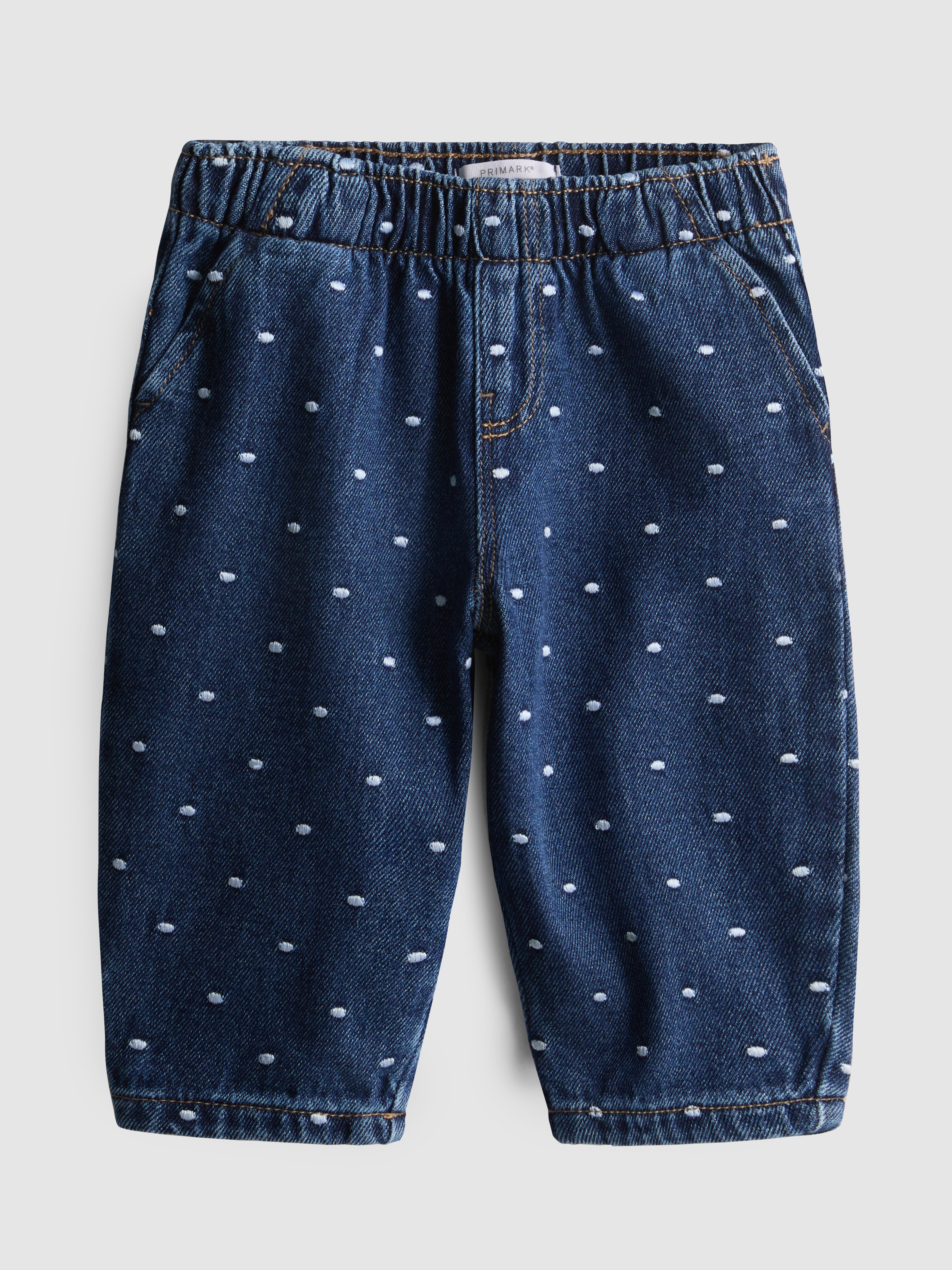 Baby Girls Indigo 0-36mths | Polka Dot Jeans | Primark