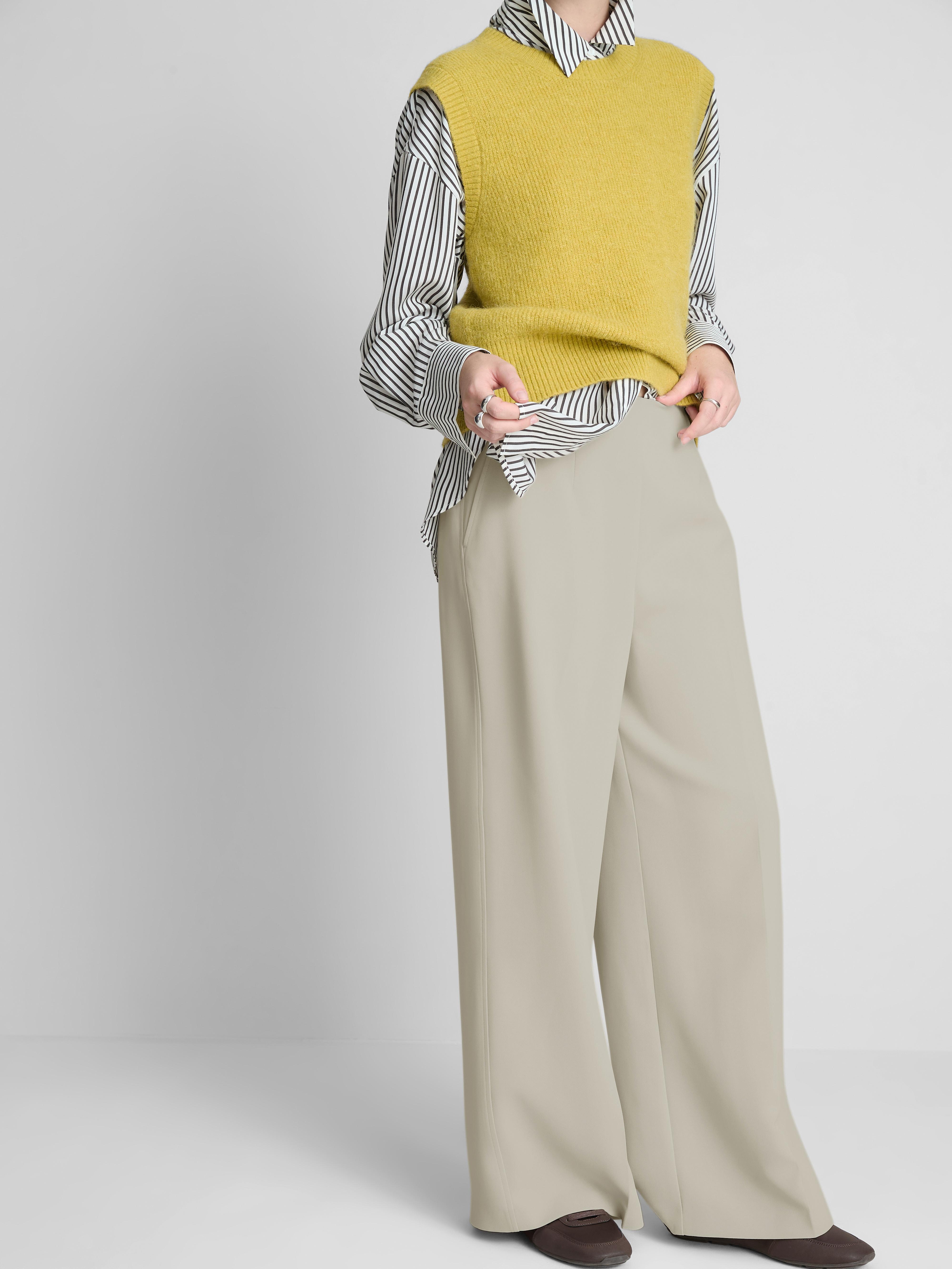 Pantalon large élégant - Écru - Femme | Primark