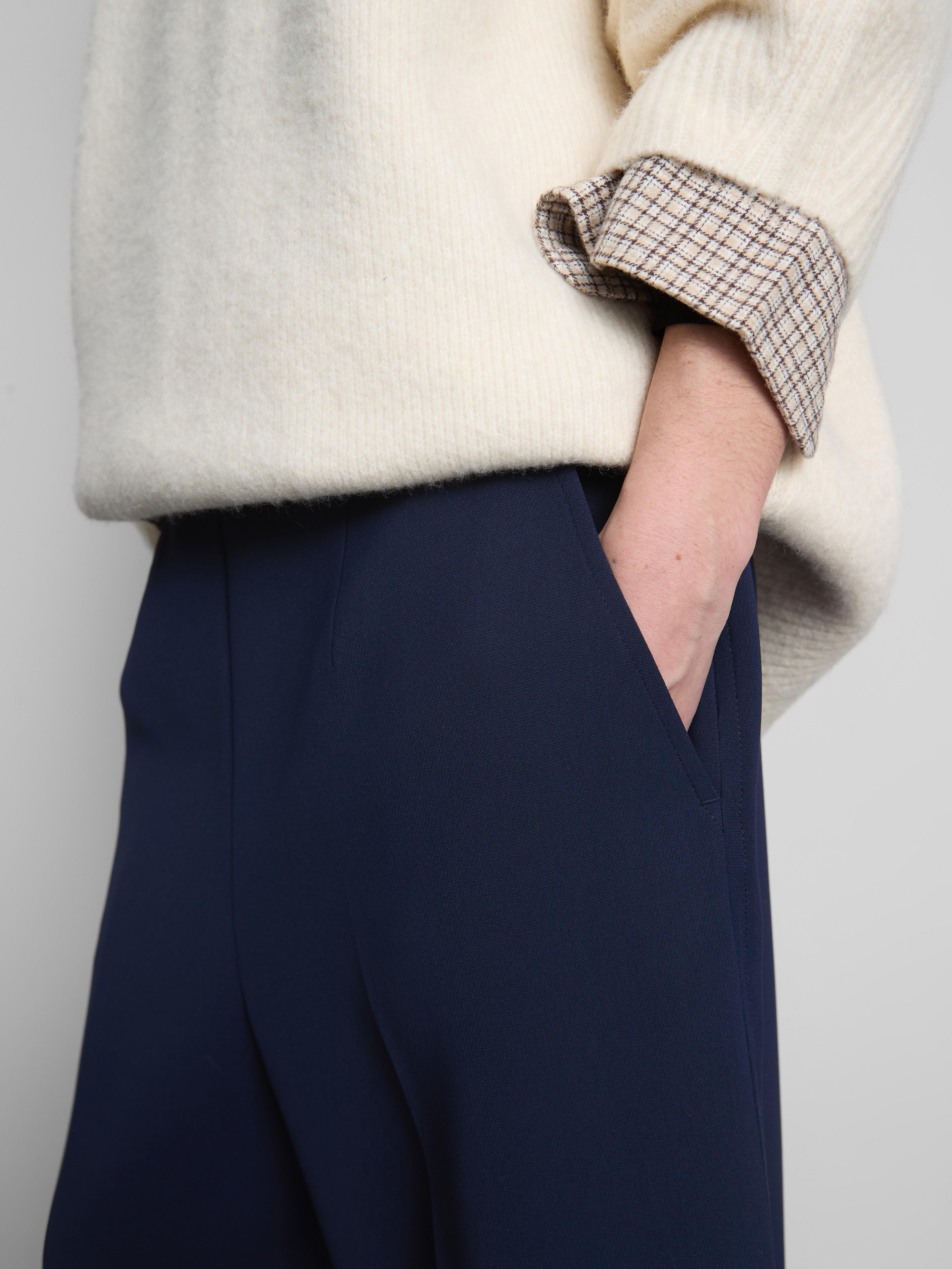 Calças corte largo formal - Azul-marinho - Mulher | Primark