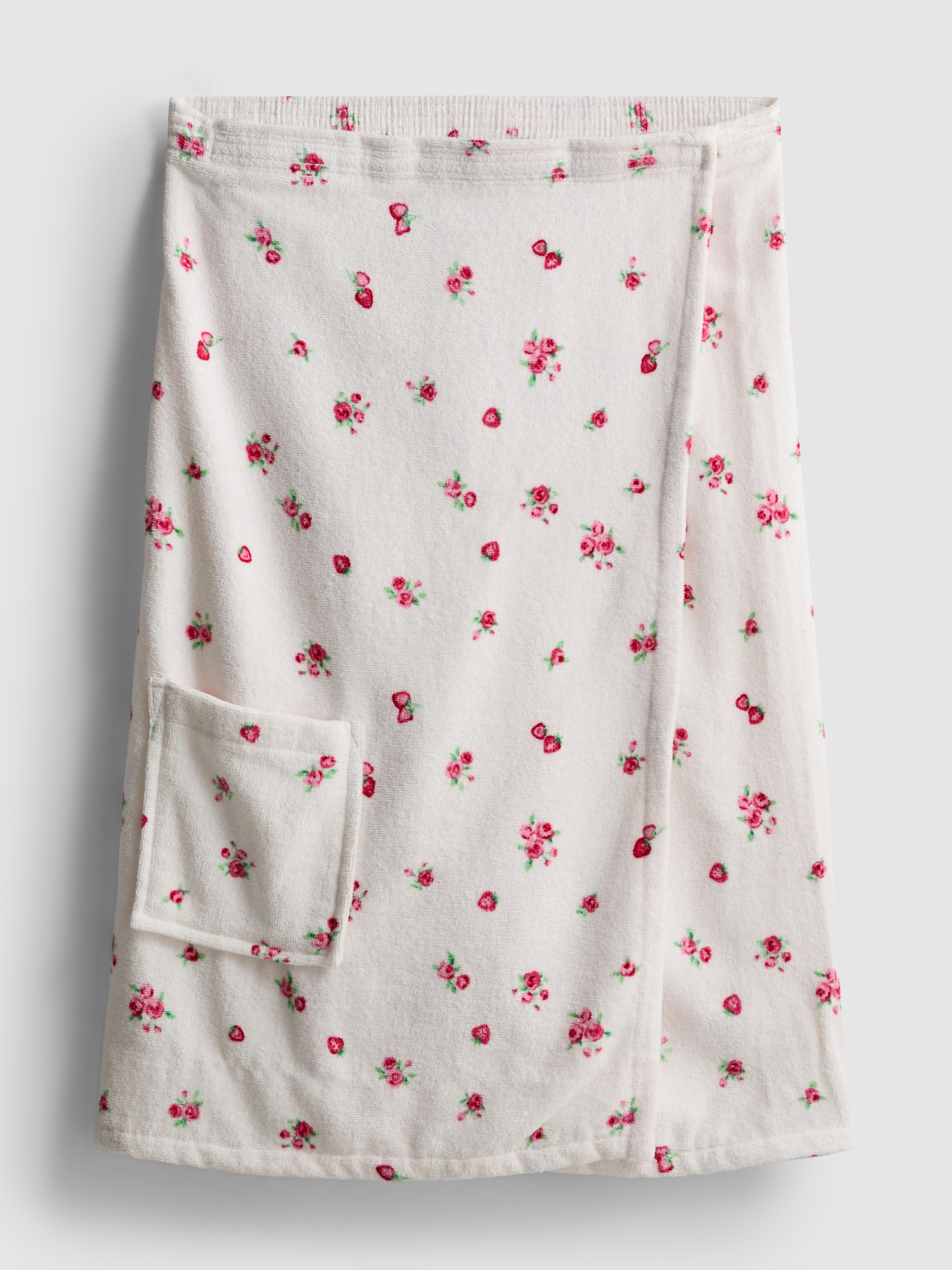Pink Strawberry Towel Wrap | Primark