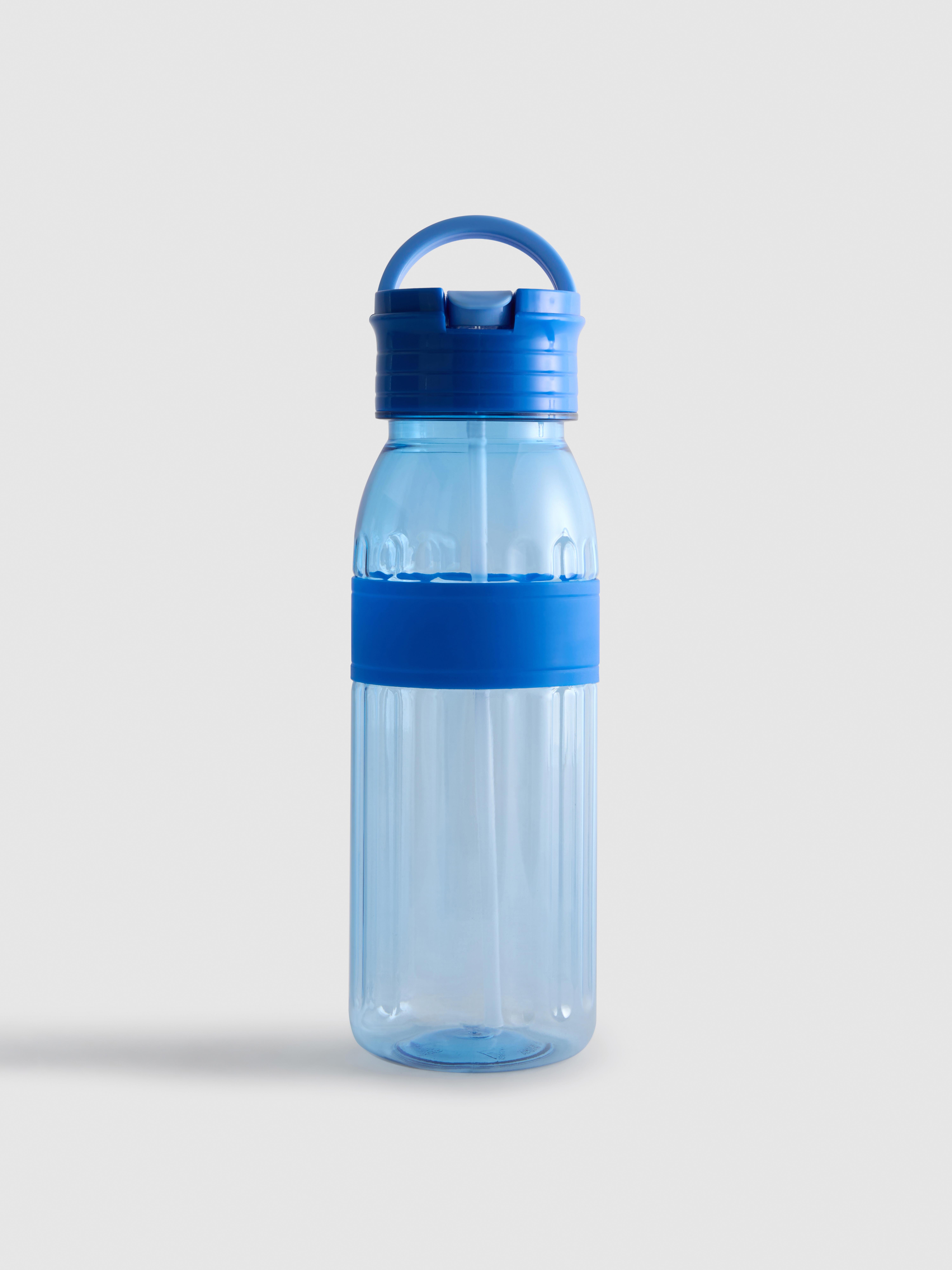 Botella de agua con banda de silicona - Azul | Primark