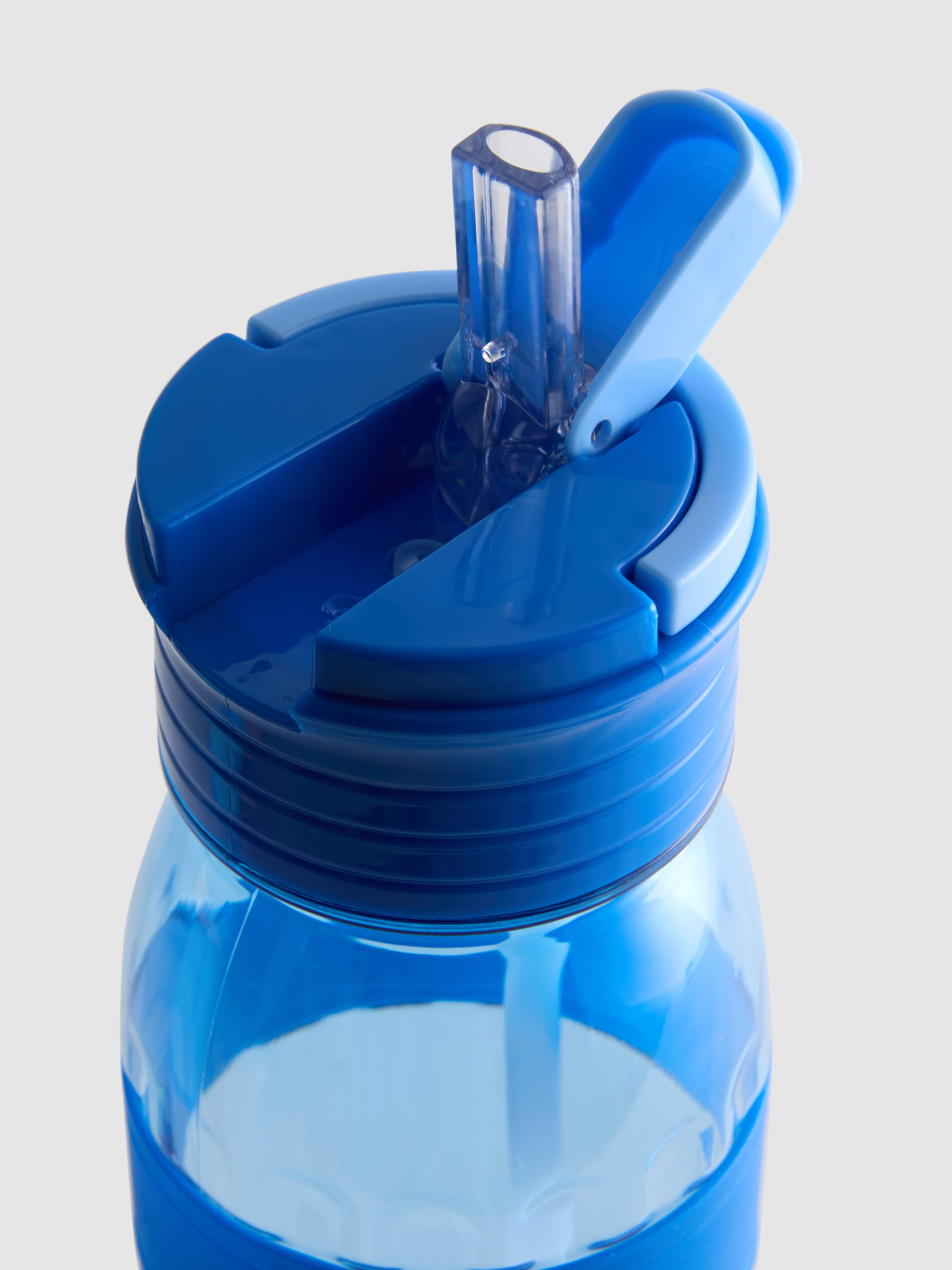 Botella de agua con banda de silicona - Azul | Primark