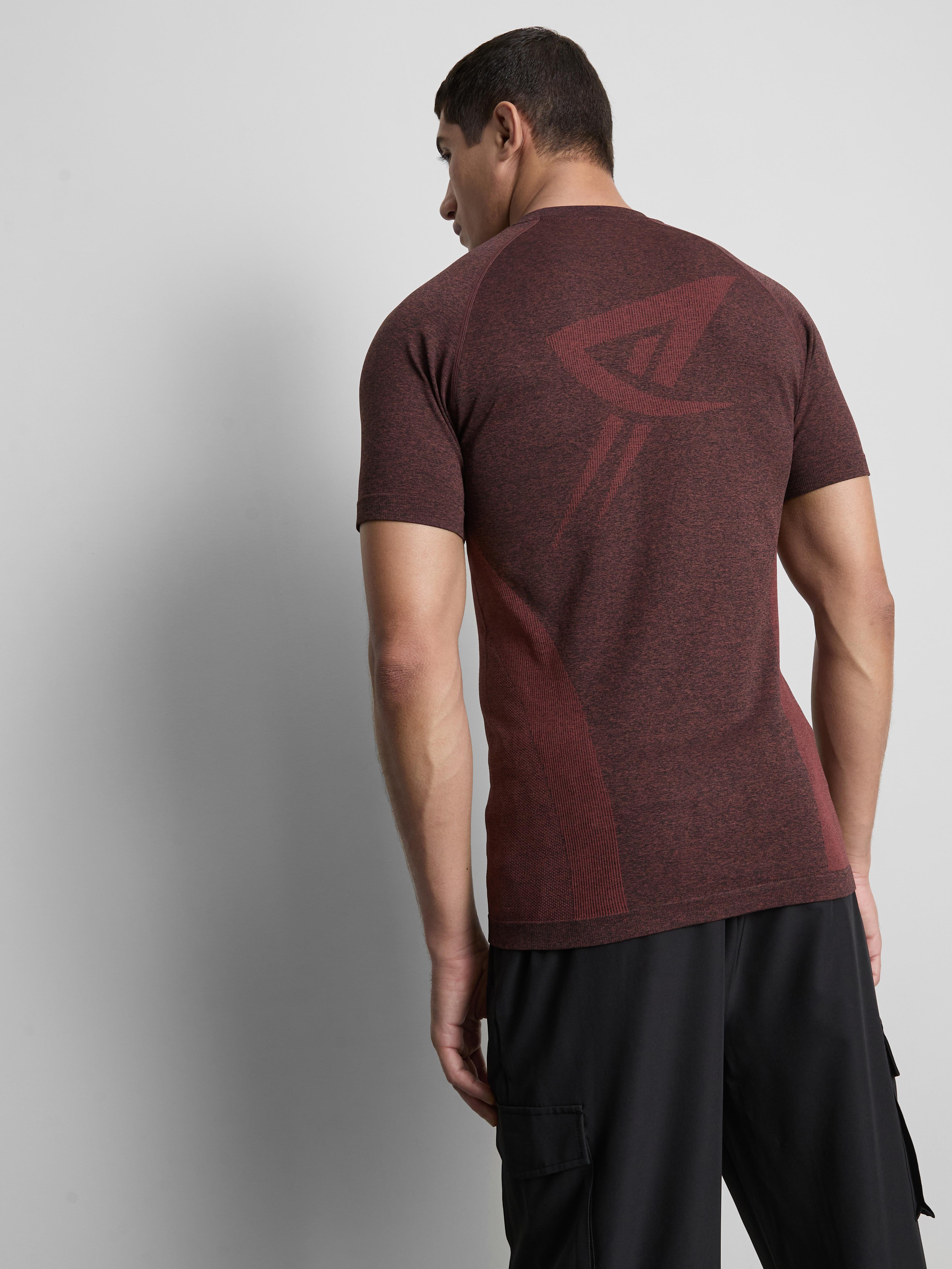 Mens Burnt Orange Raglan Gym T-Shirt | Primark