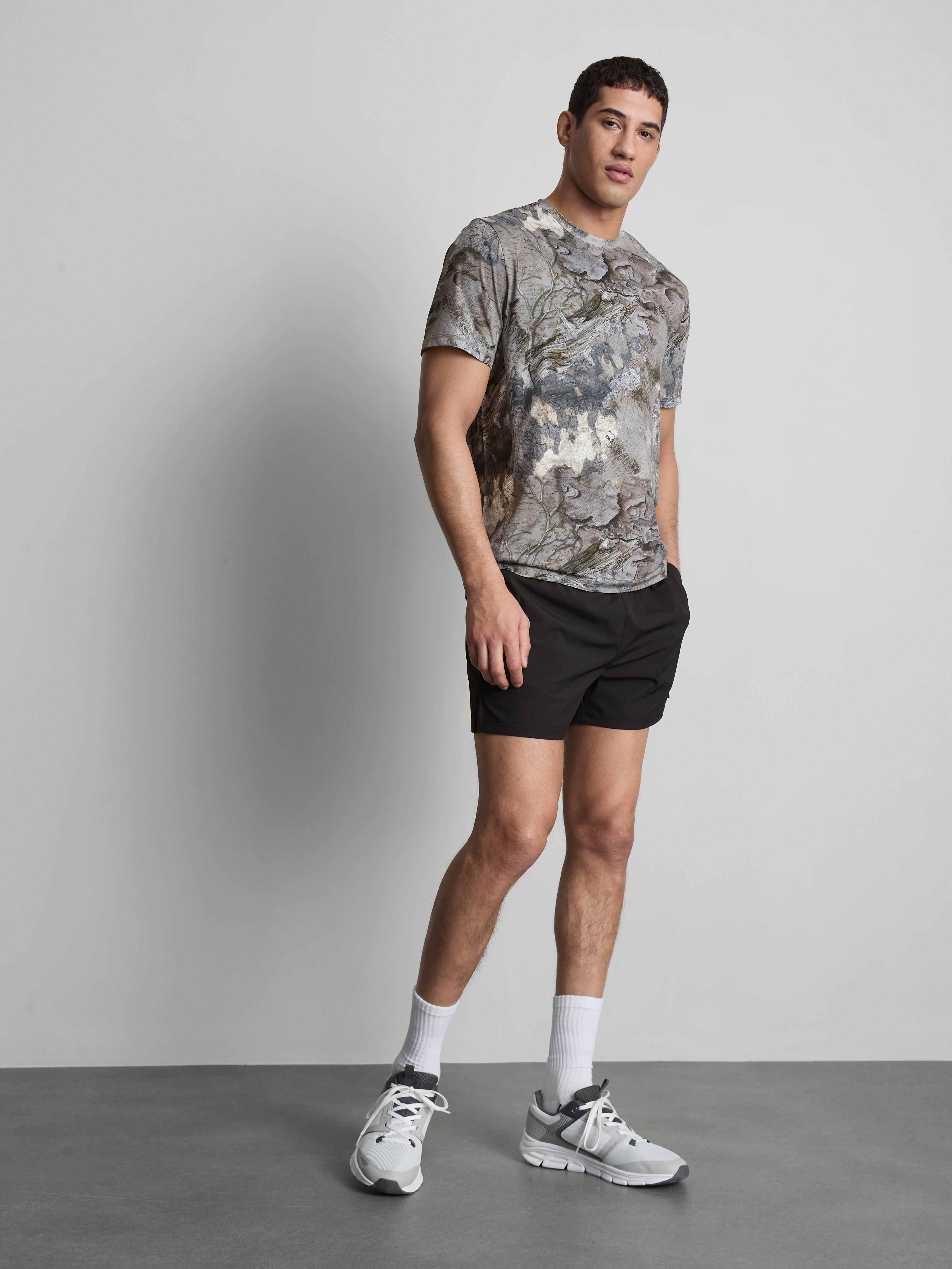 Sportshirt met korte mouwen en print - Camouflageprint - Heren | Primark