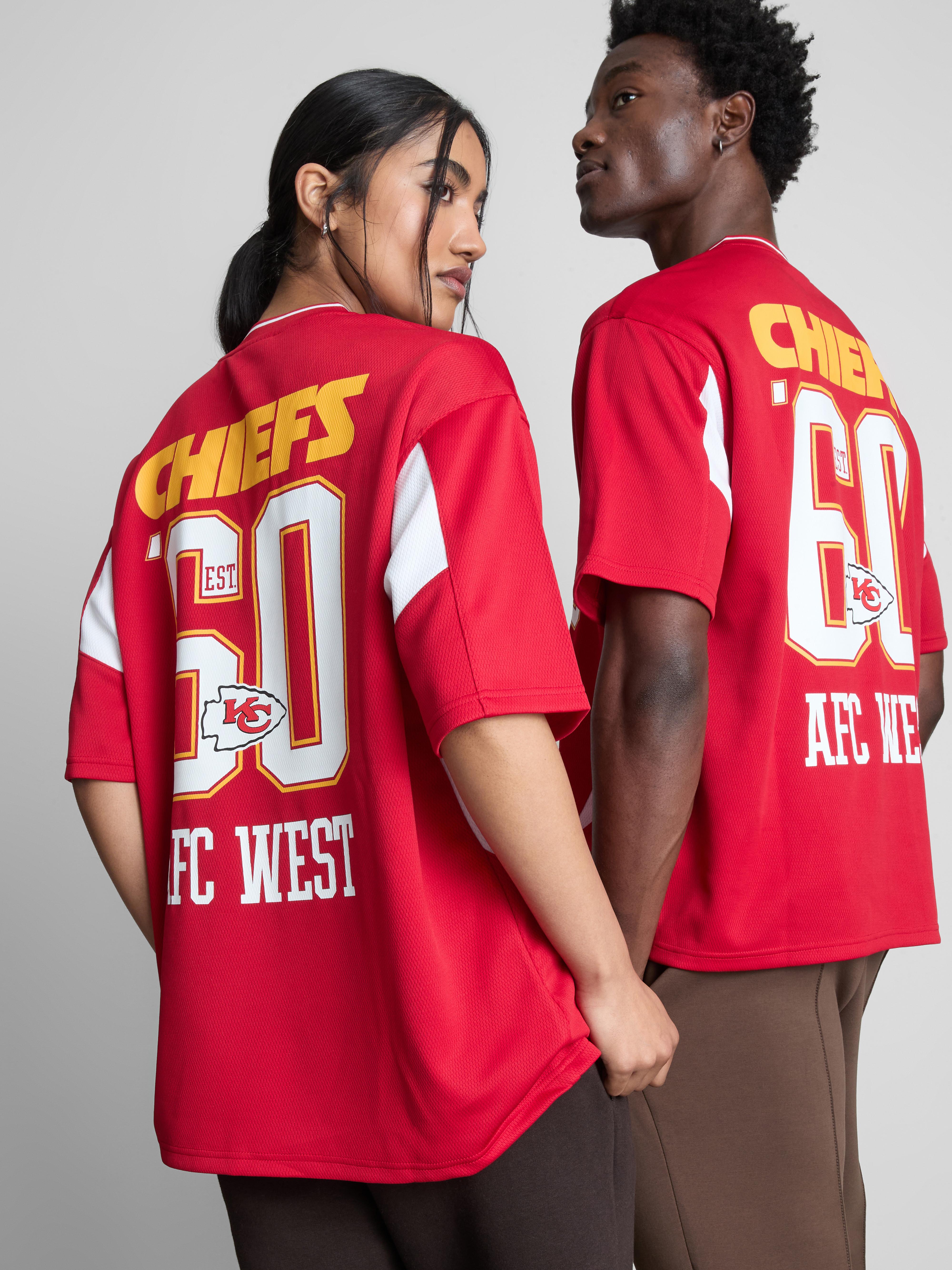 T-shirt à col en V NFL Kansas City Chiefs - Rouge - Homme | Primark
