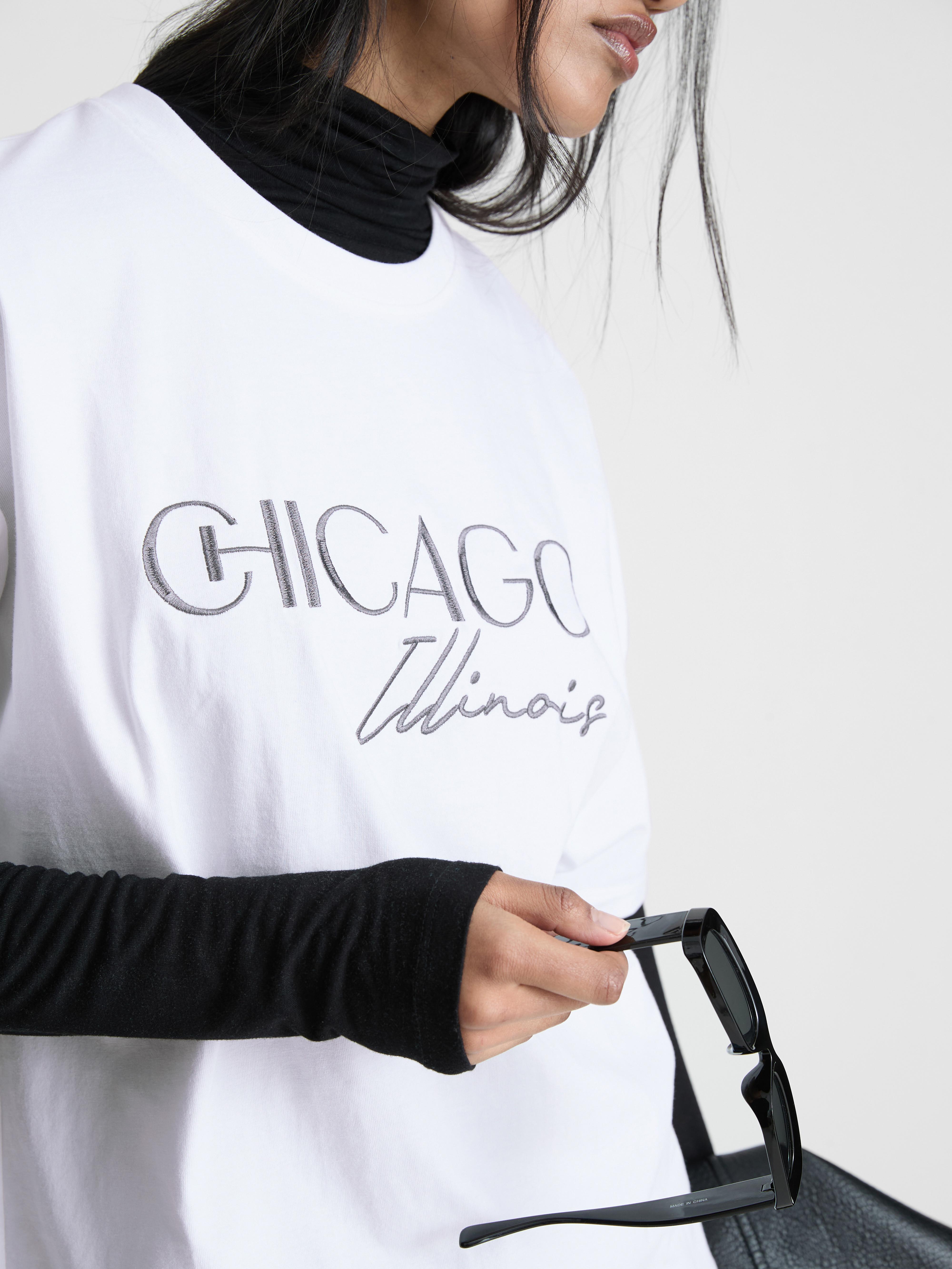 Women's White Oversized Short Sleeve Graphic Tee | Penneys