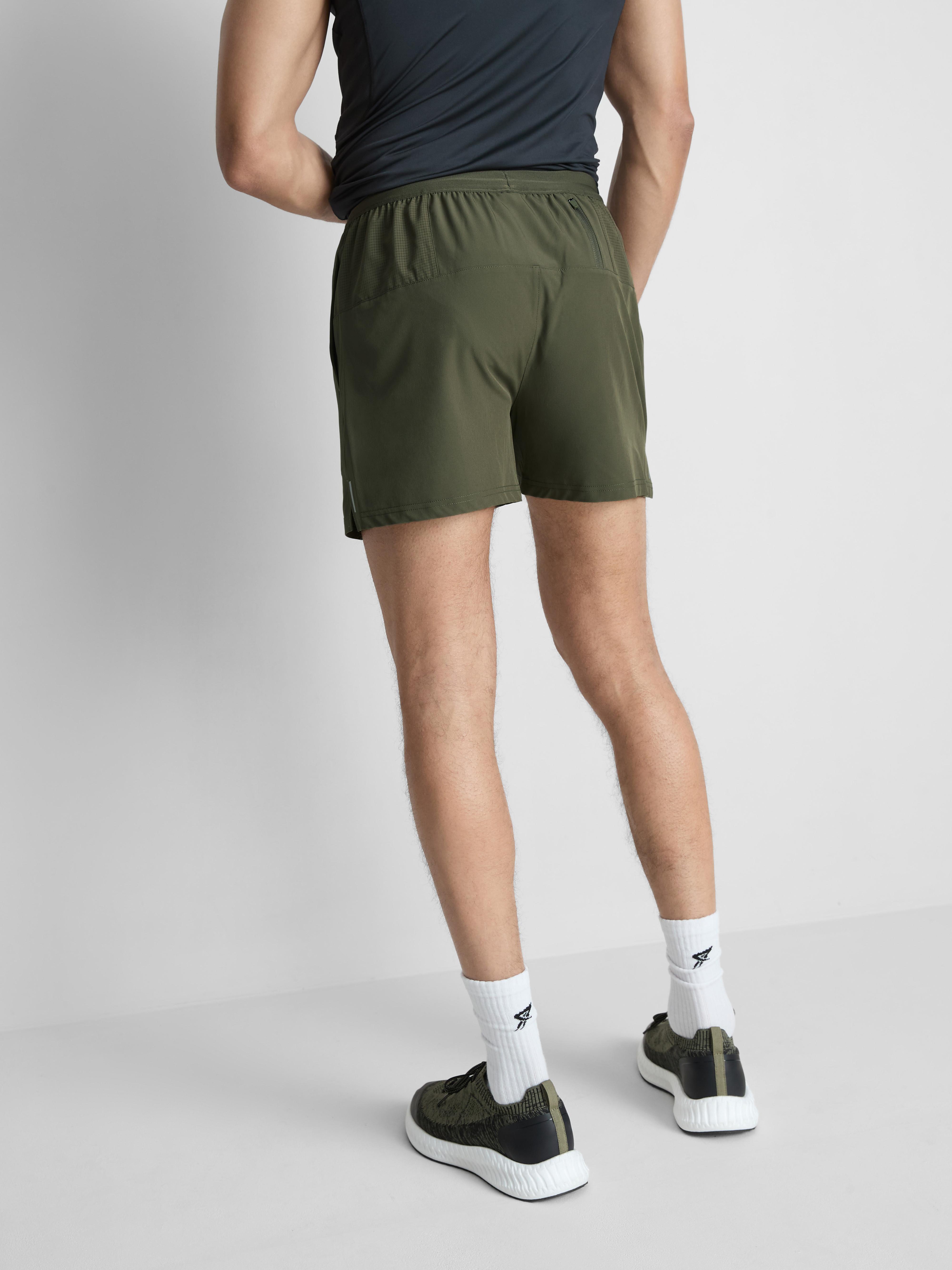 Mens Khaki Drawstring Gym Shorts | Primark