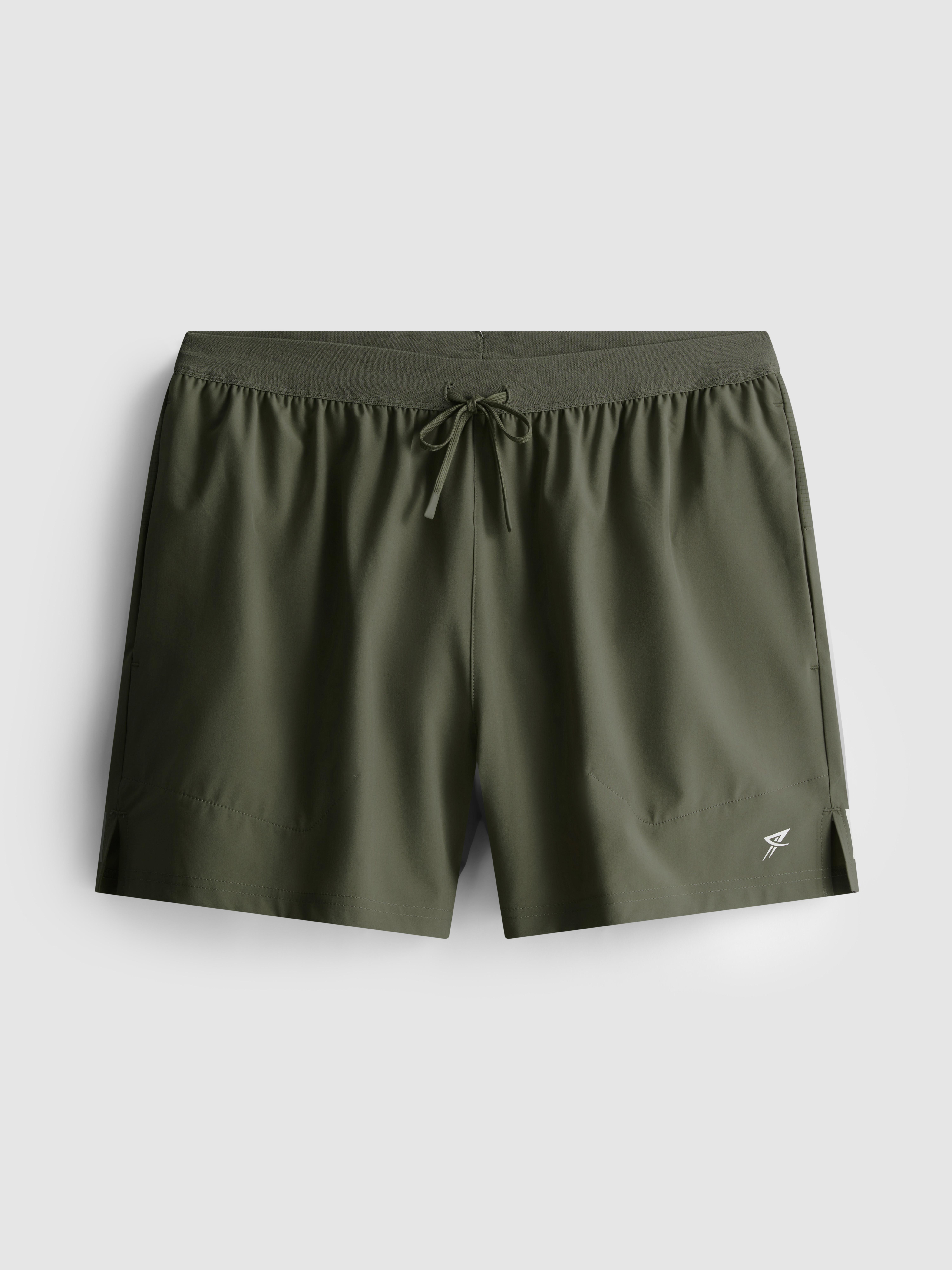 Mens Khaki Drawstring Gym Shorts | Primark
