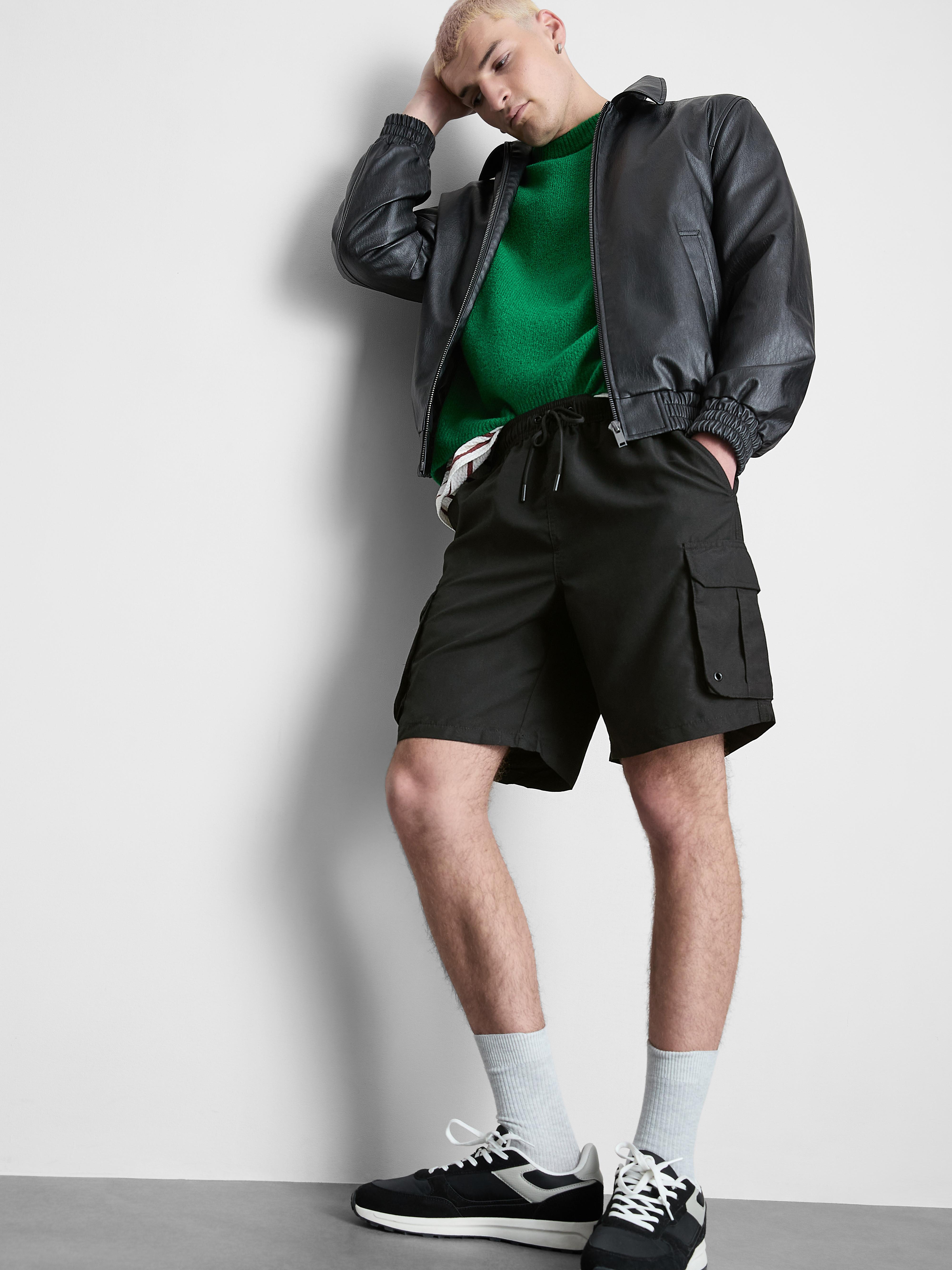 Men's Black Cargo Swimming Shorts | Penneys