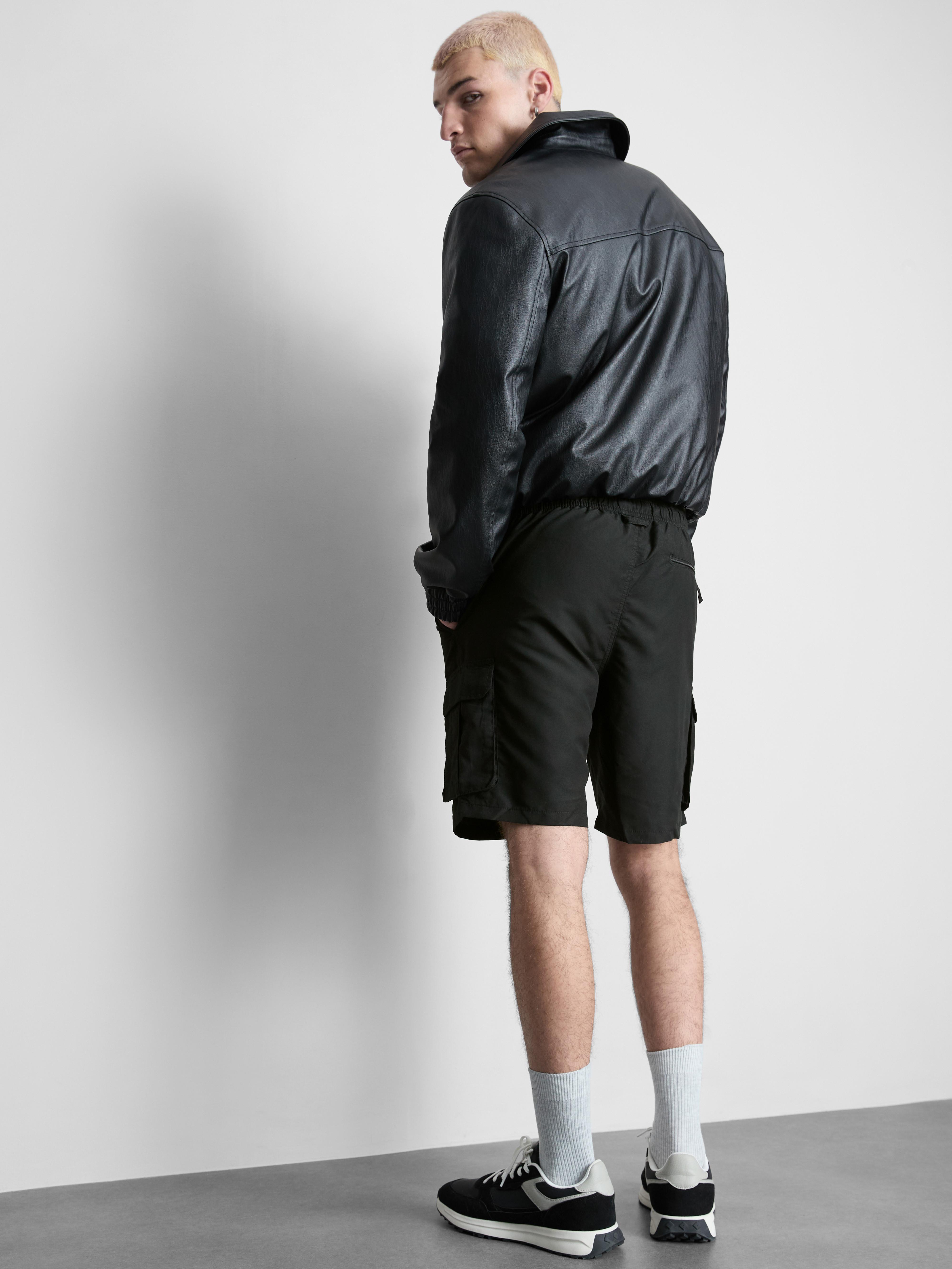 Men's Black Cargo Swimming Shorts | Penneys