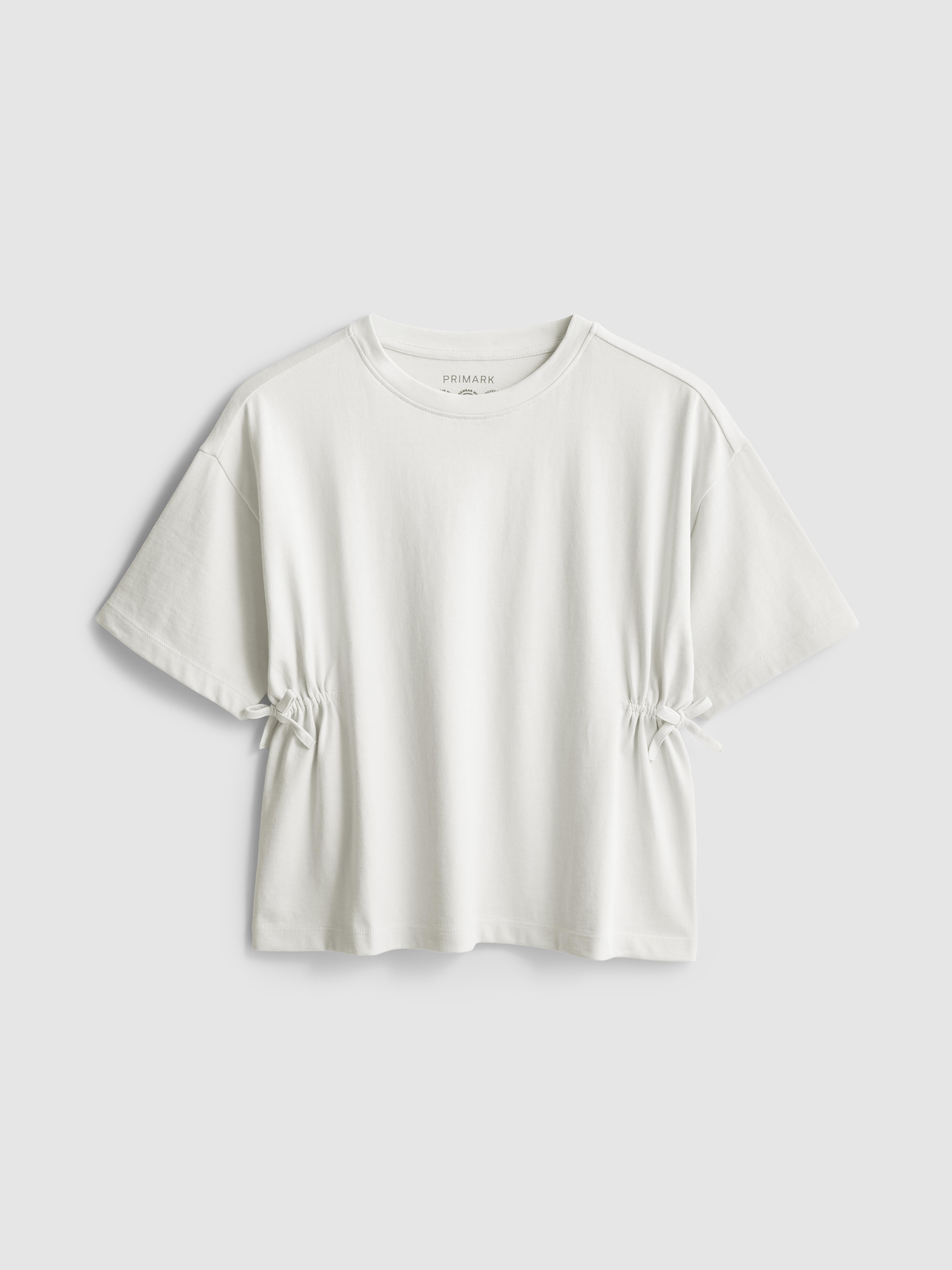 Girls Ecru 7-15yrs | Cinched T-Shirt | Primark