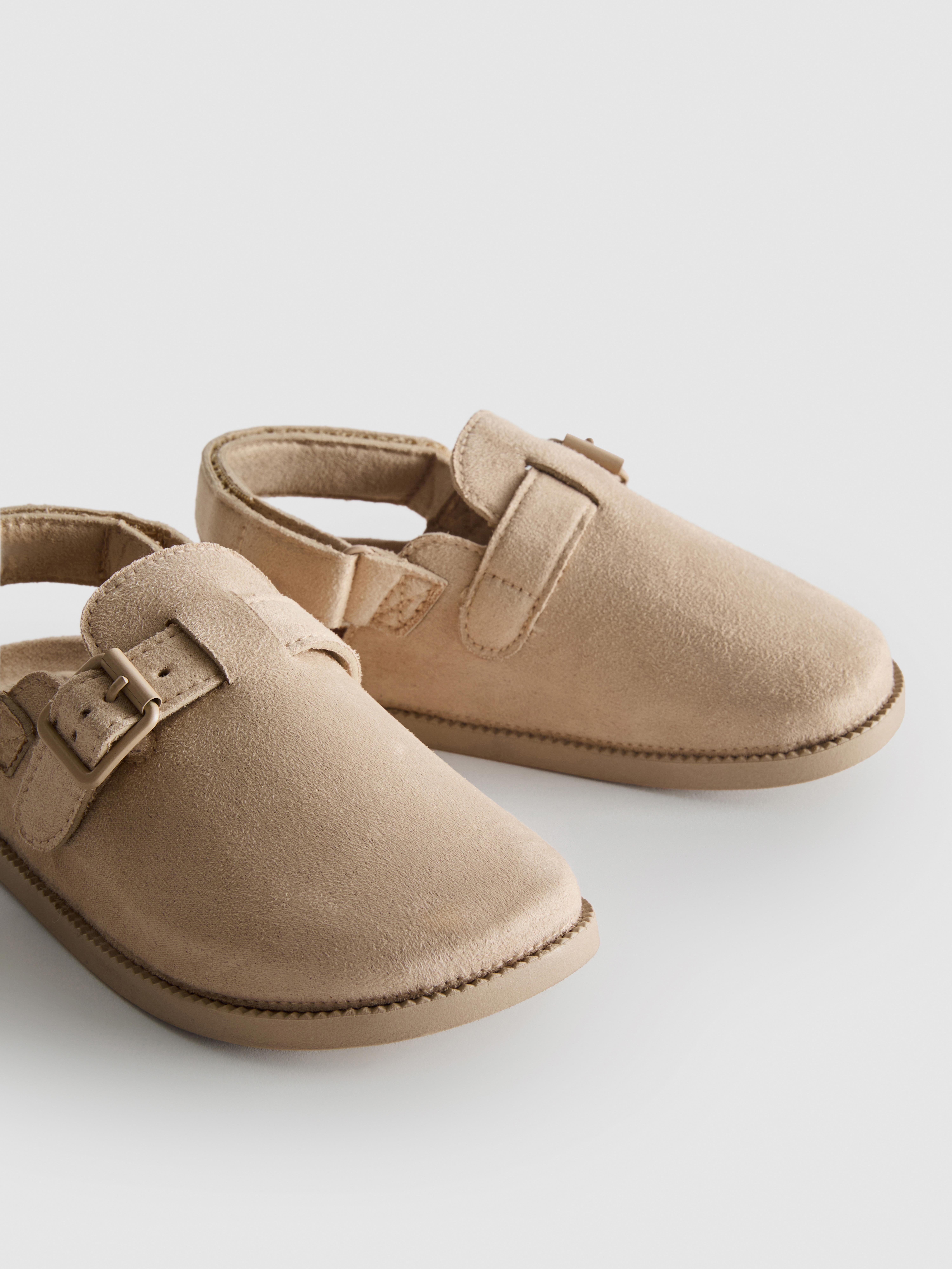 Girls Beige Slingback Clogs | Primark