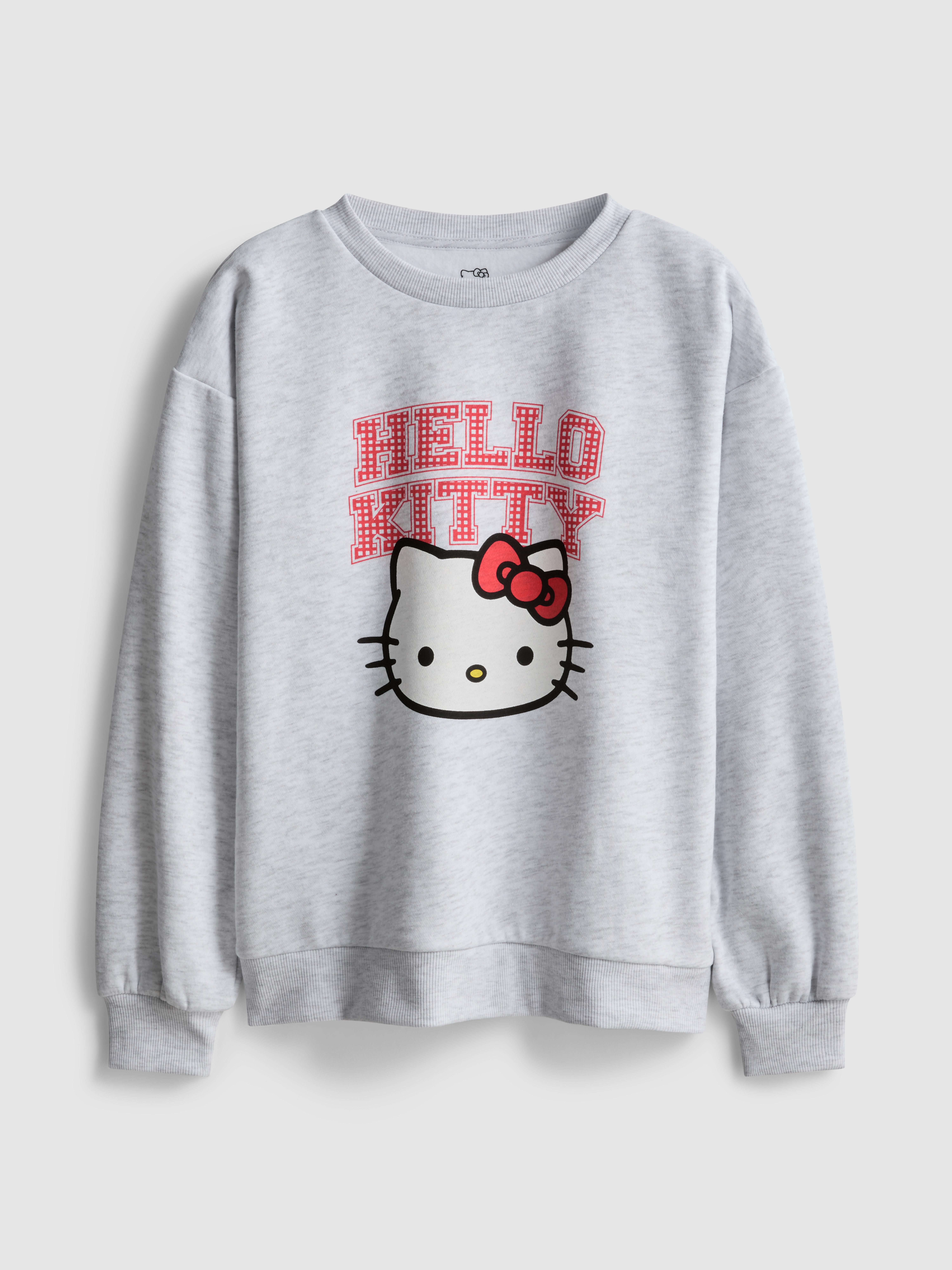 7–15 éves | Hello Kitty szabadidőfelső - Melírozott szürke - Lány | Primark