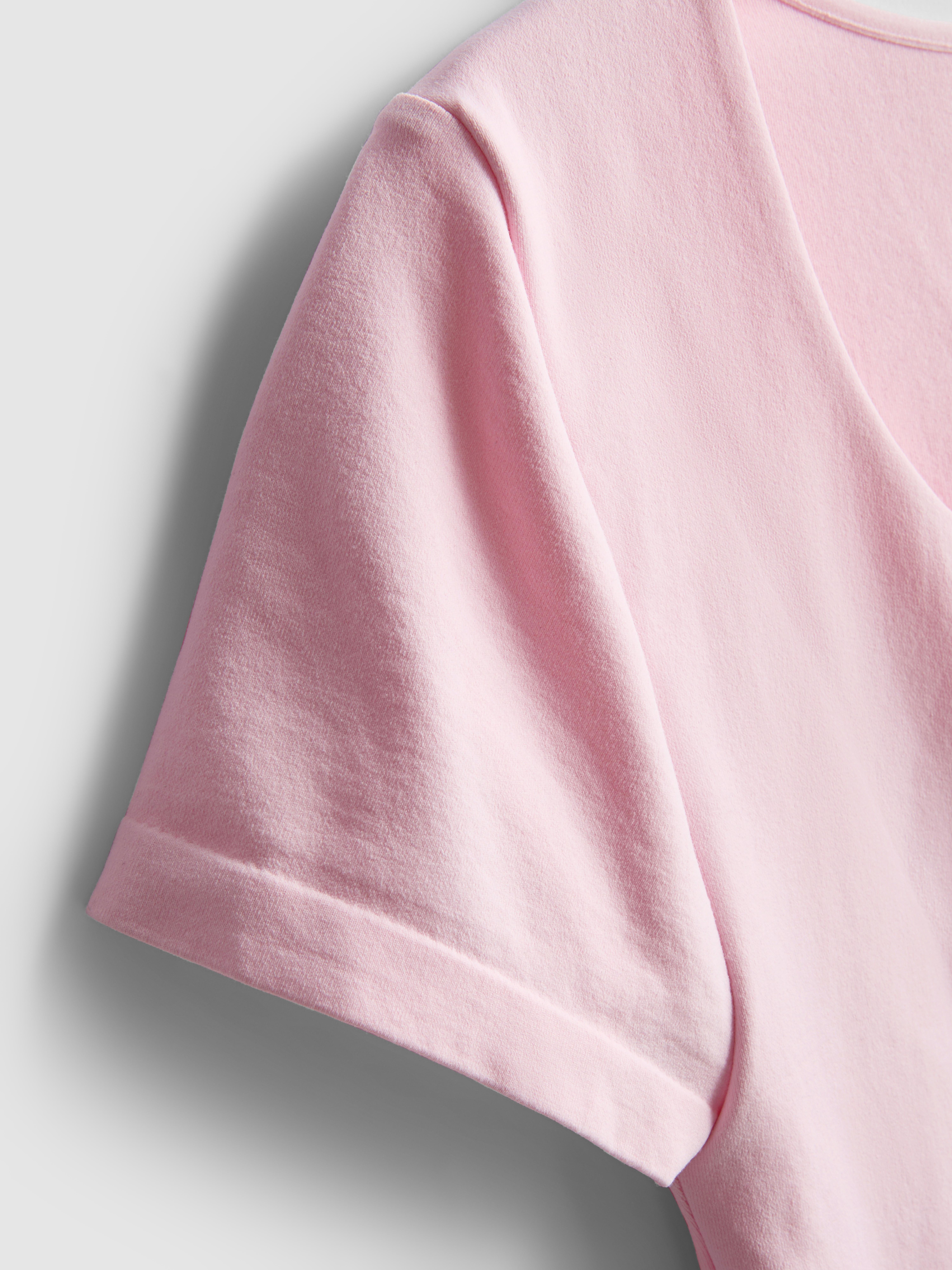 Womens Light Pink Super Soft Scoop Neck Crop Top | Primark