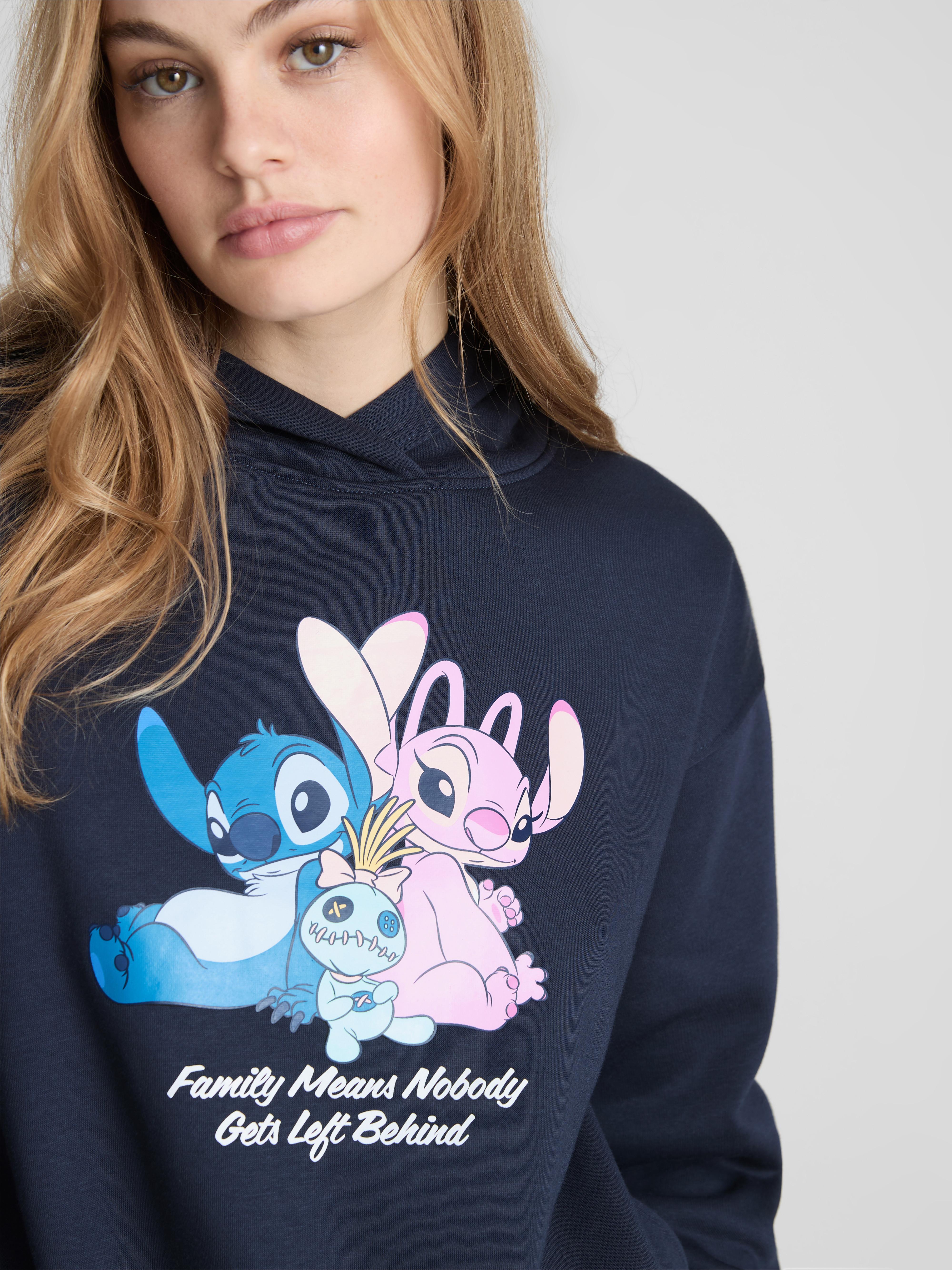 „Disney Stitch und Engel“ Hoodie aus Baumwollmischung - Marineblau ...