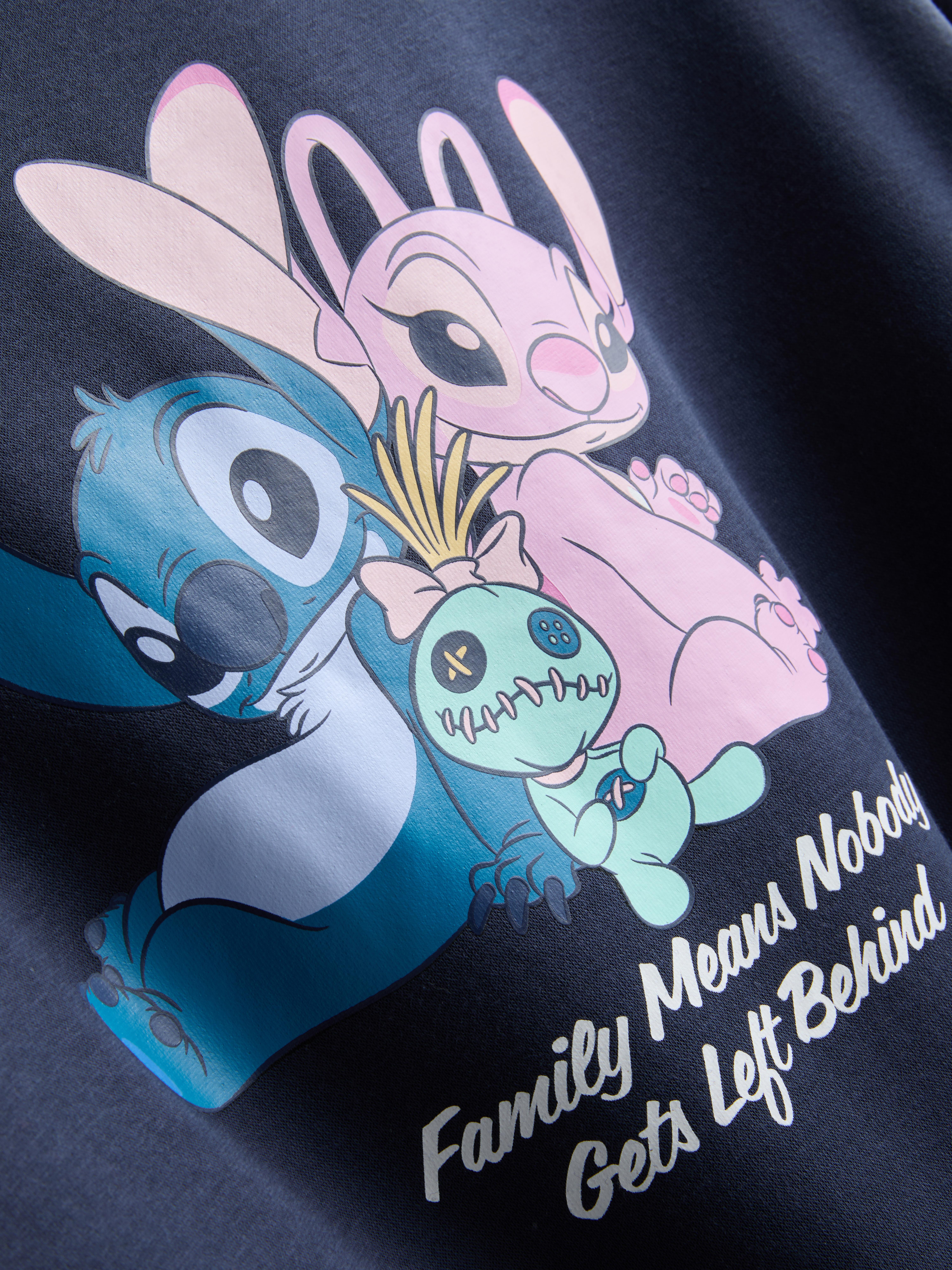 „Disney Stitch und Engel“ Hoodie aus Baumwollmischung - Marineblau ...