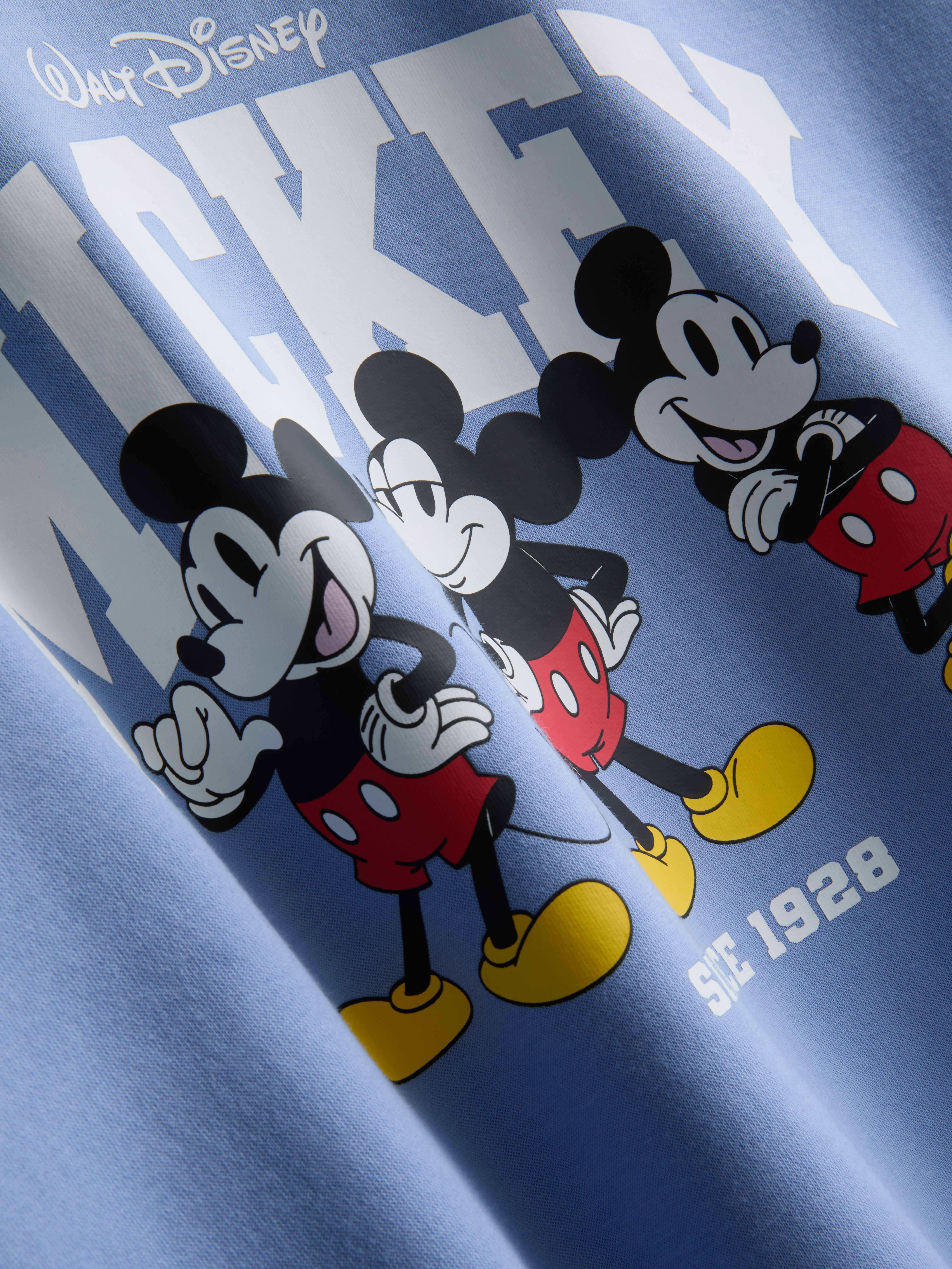 Women's Blue Disney’s Mickey Mouse Cotton Blend Sweatshirt | Penneys