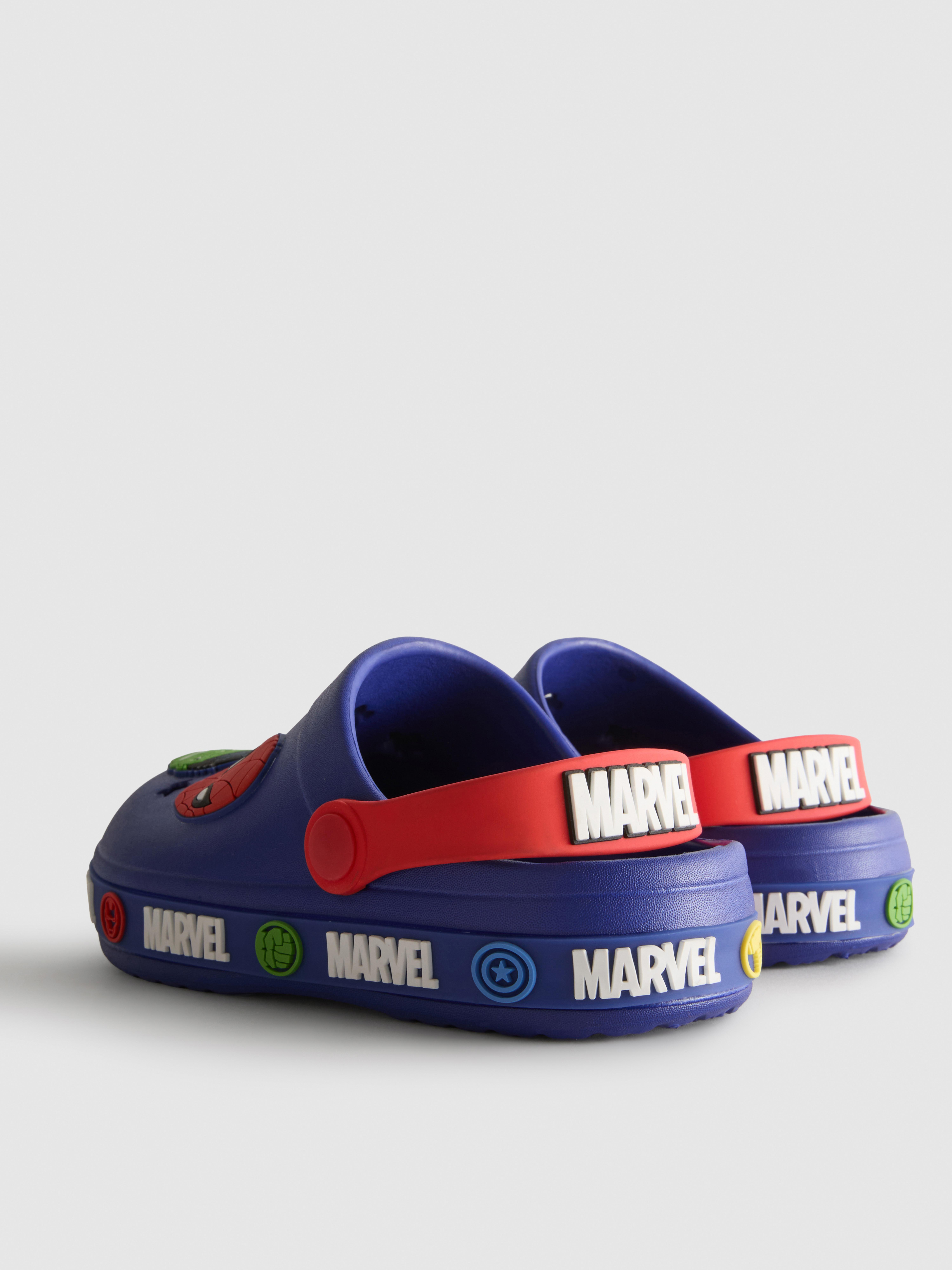 Boys Navy MARVEL Avengers Light Up Clogs | Primark