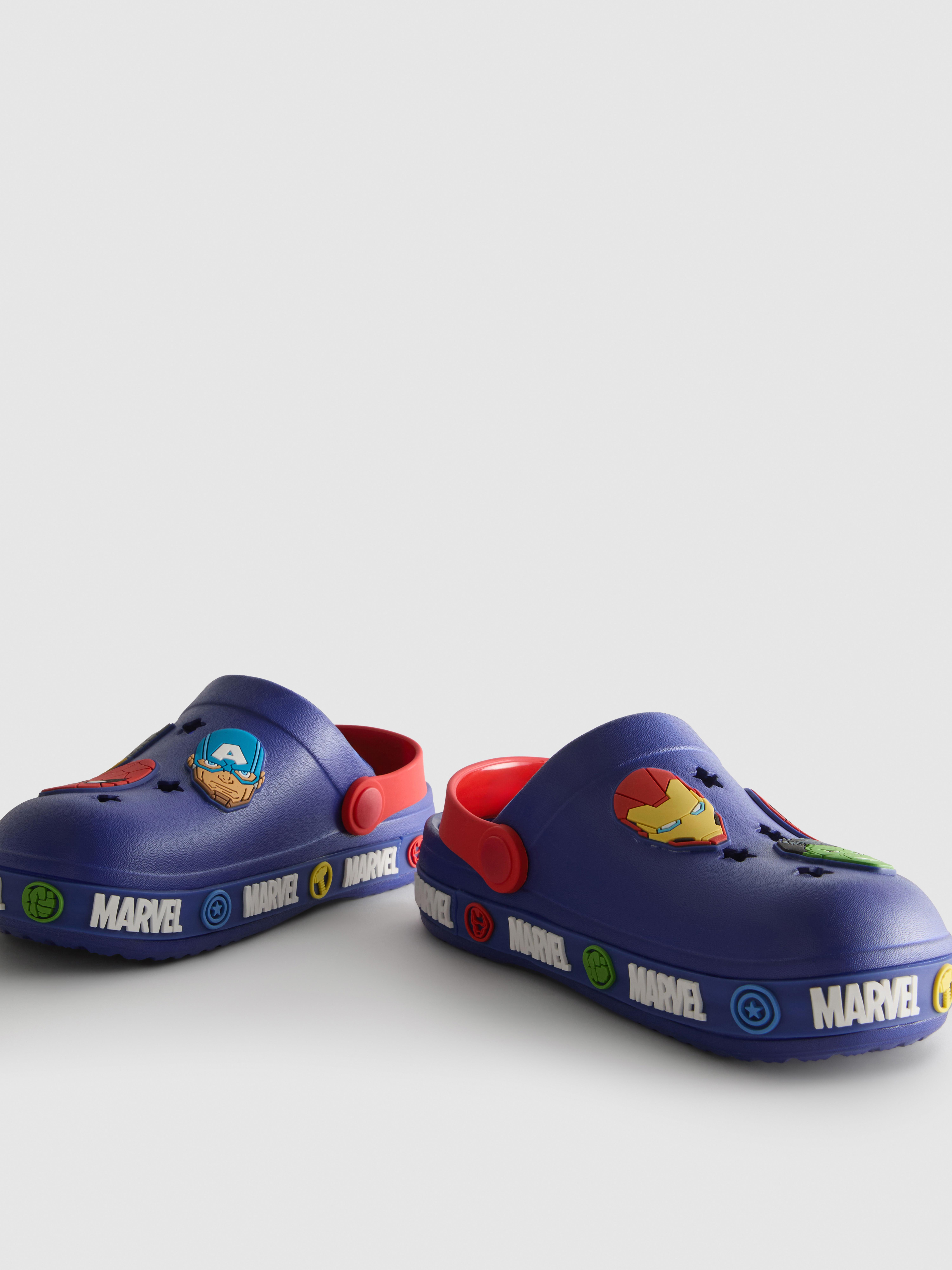 Boys Navy MARVEL Avengers Light Up Clogs | Primark