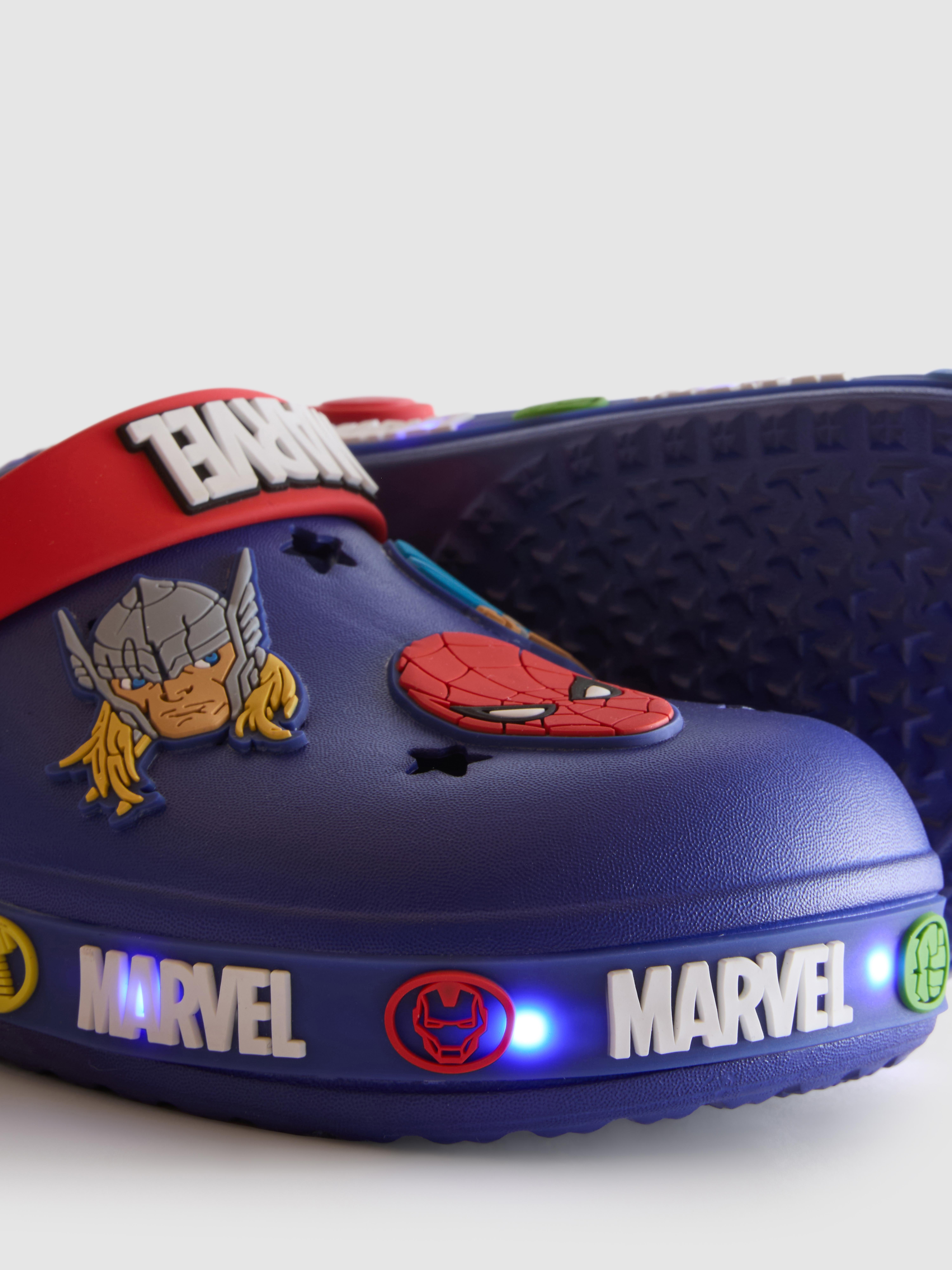 Boys Navy MARVEL Avengers Light Up Clogs | Primark