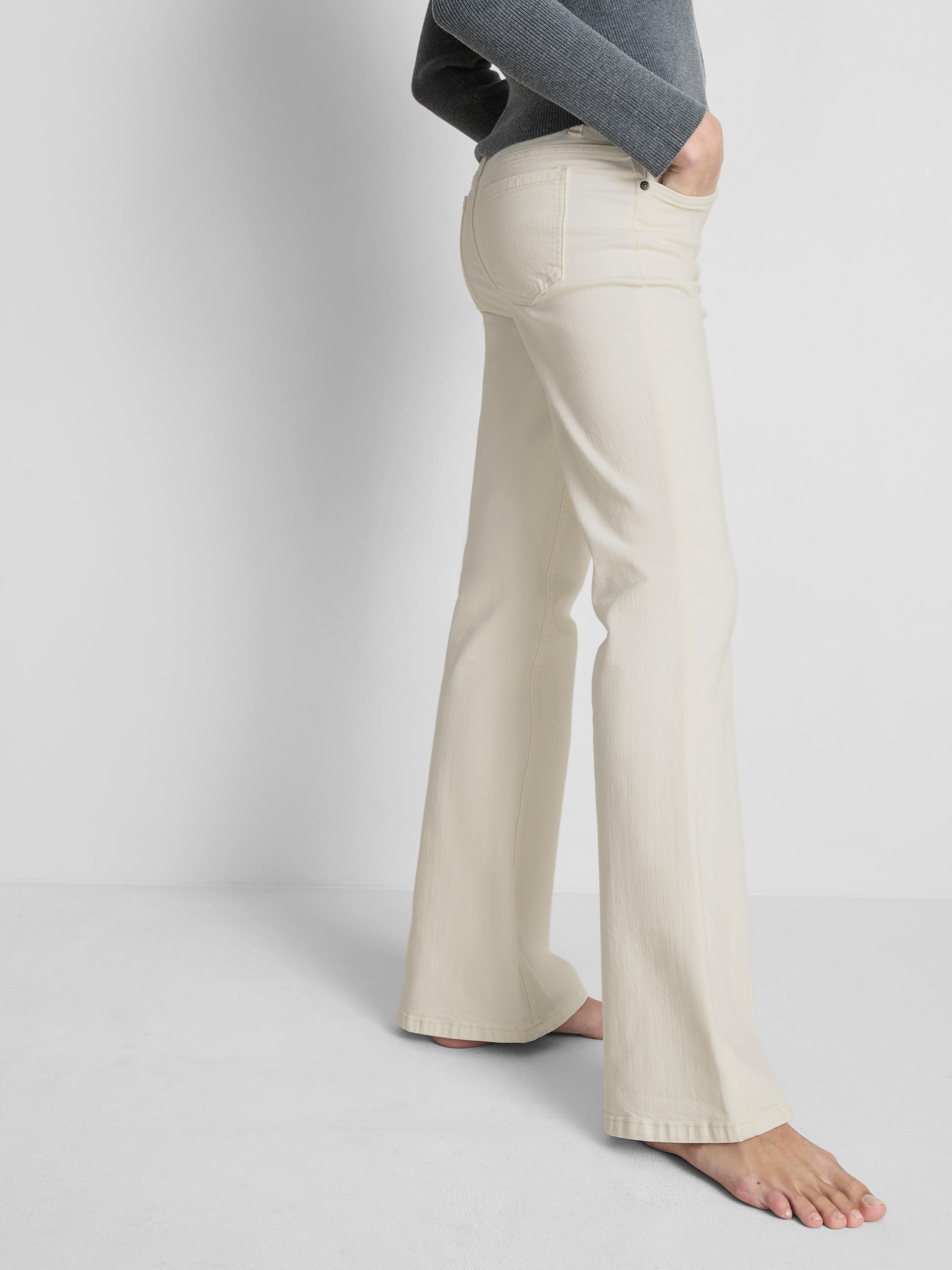 The Primark Scene | Jean évasé taille basse - Écru - Femme | Primark